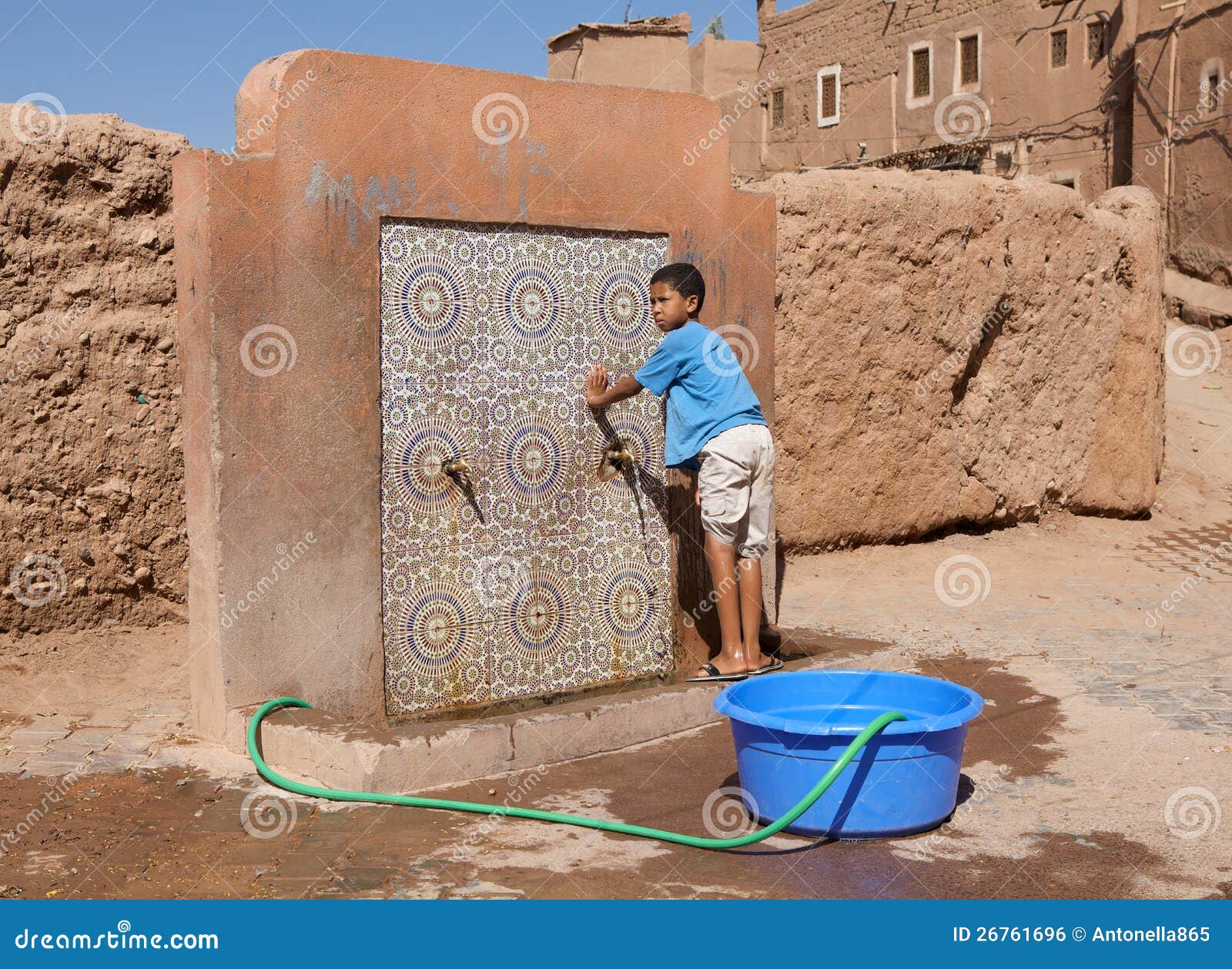 Morocco berber child editorial photo. Image of shop, fortified - 26761696