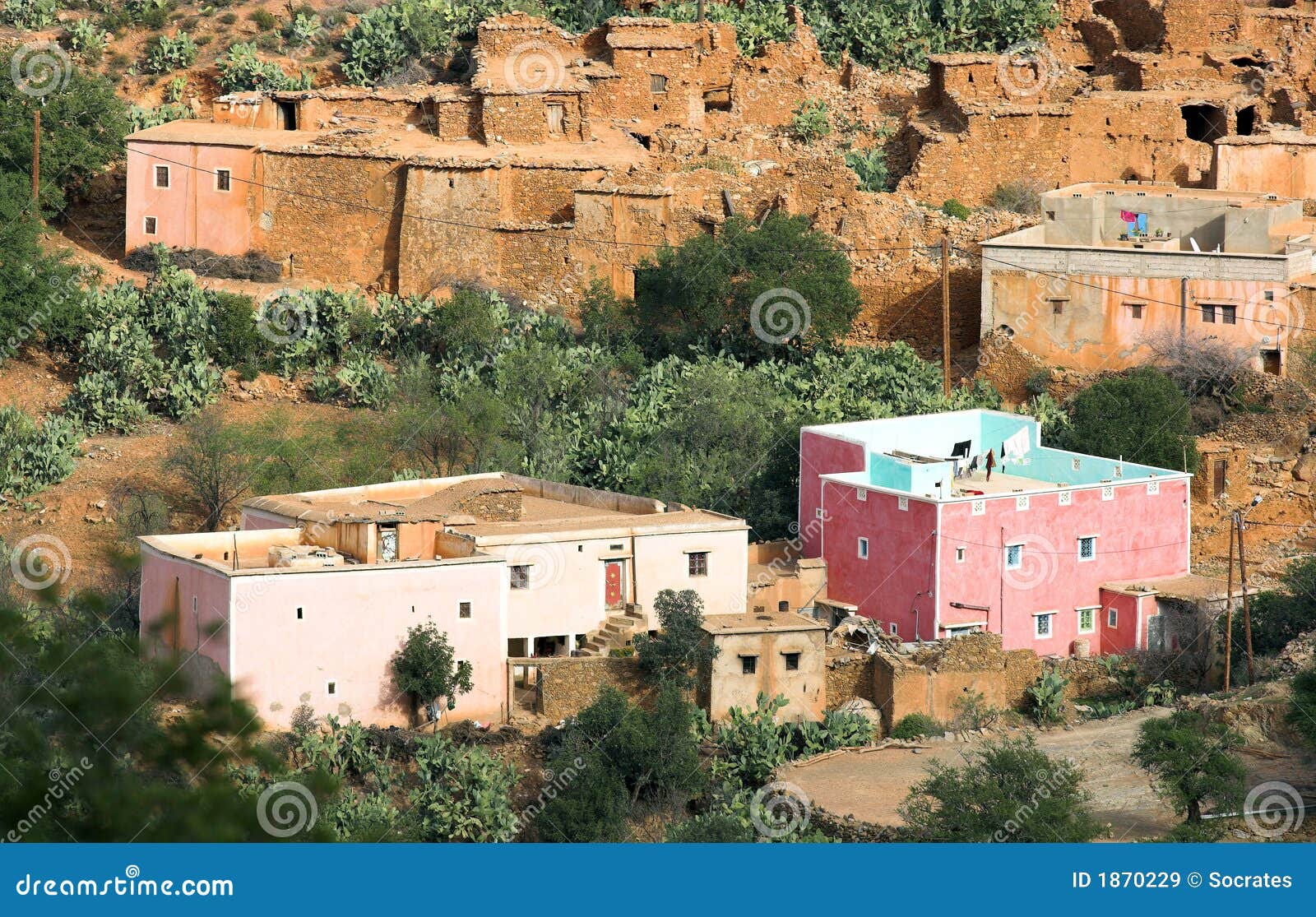Morocco countryside stock image. Image of moroccan, ruin - 1870229