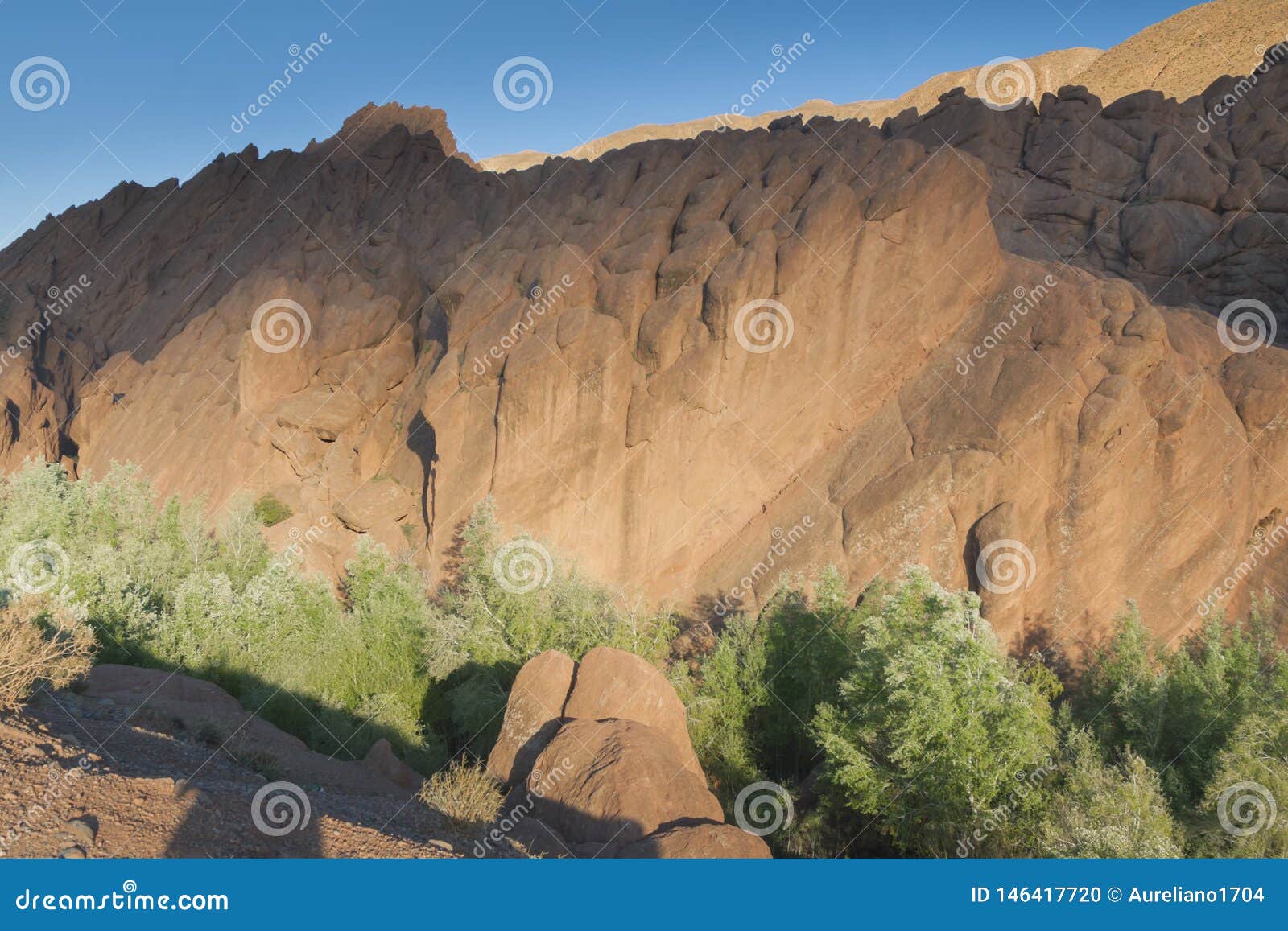 Morocco, Dades Gorge, Monkey Fingers Cliffs Stock Photo - Image of ...