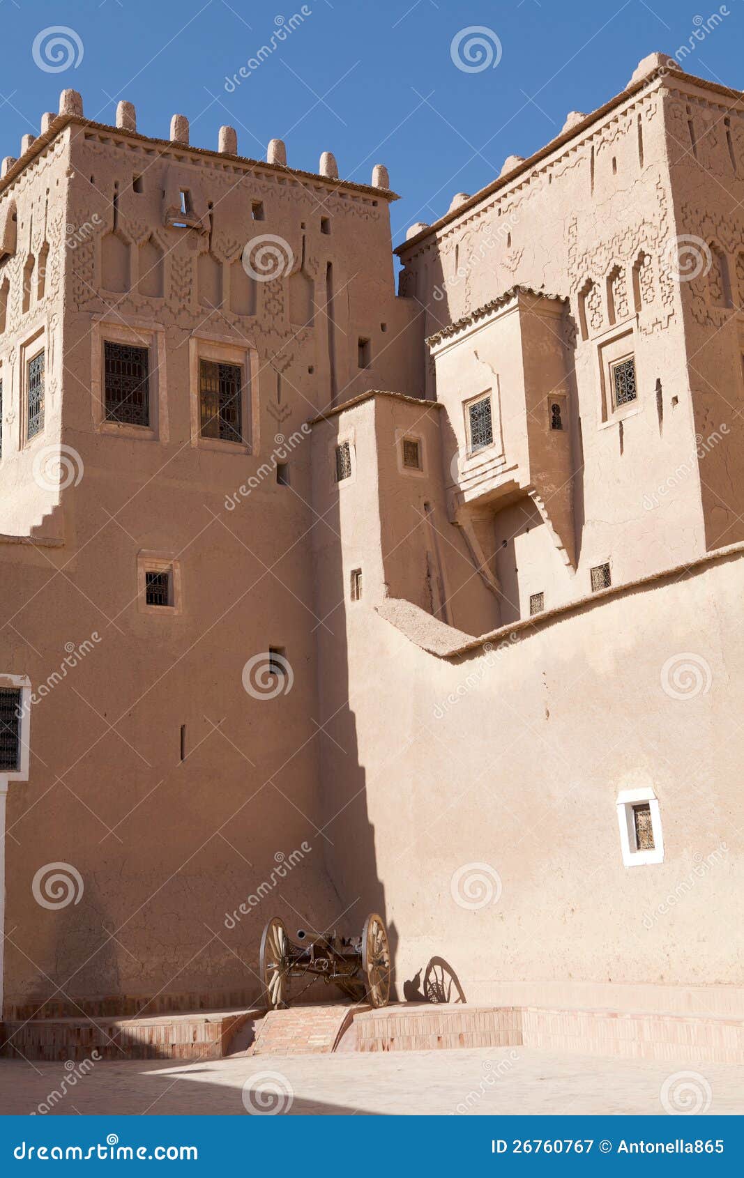 Morocco fortified city stock image. Image of ruins, morocco - 26760767