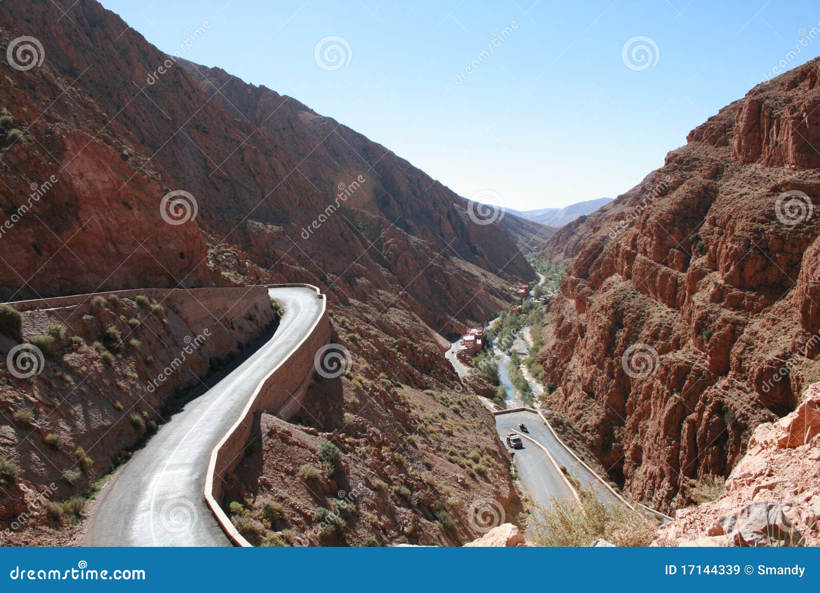 Morocco Gorge High Atlas Mountains Stock Image - Image of gorges ...