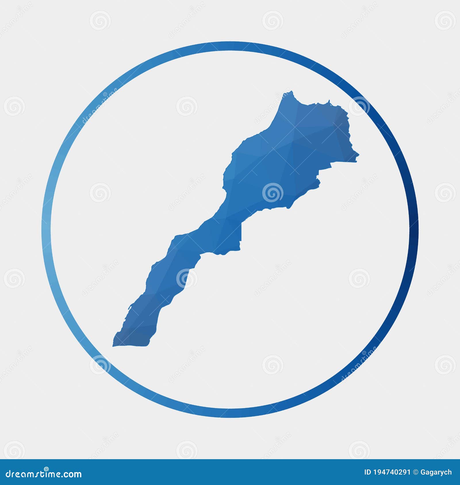 Morocco icon. stock vector. Illustration of location - 194740291