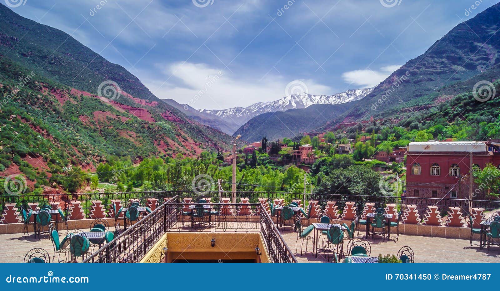 Morocco Landscape Atlas Mountain. Stock Photo - Image of visit ...