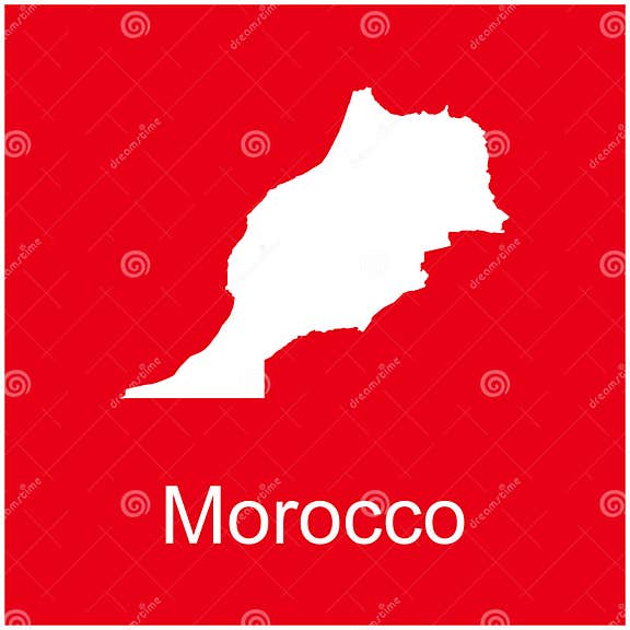 Morocco map icon stock image. Image of sahara, symbol - 317023927
