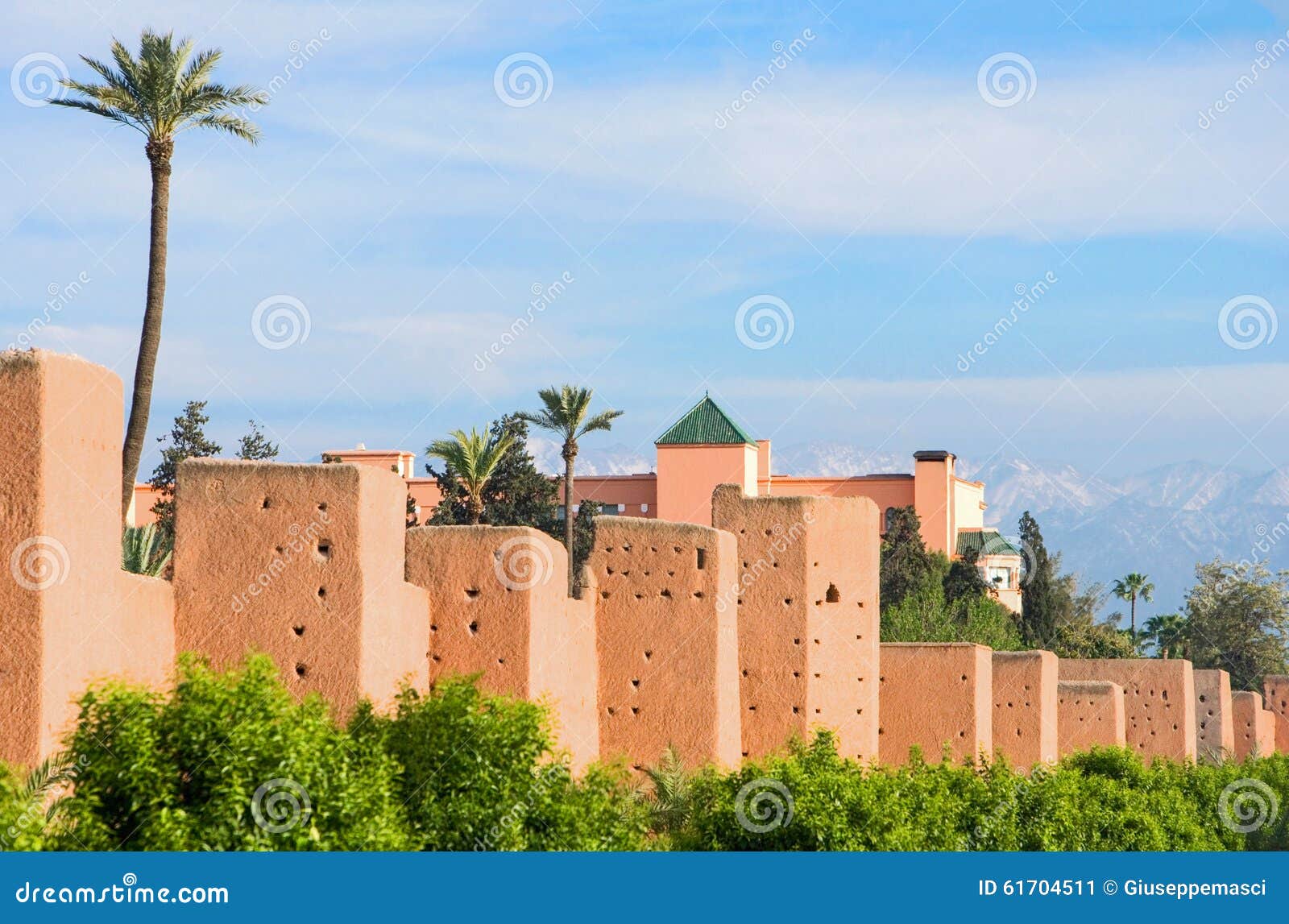 Morocco stock image. Image of ancient, walls, africa - 61704511