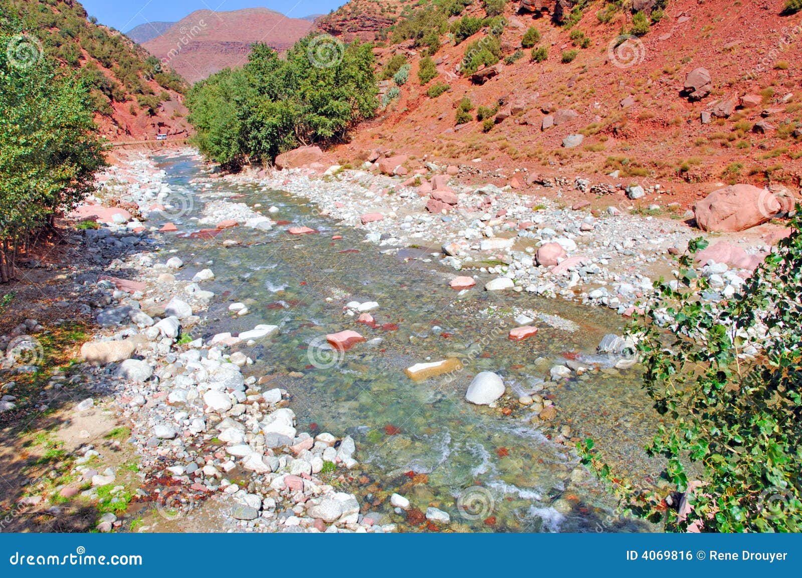 Morocco, Marrakech: Landscape of Ourika Valley Stock Photo - Image of ...