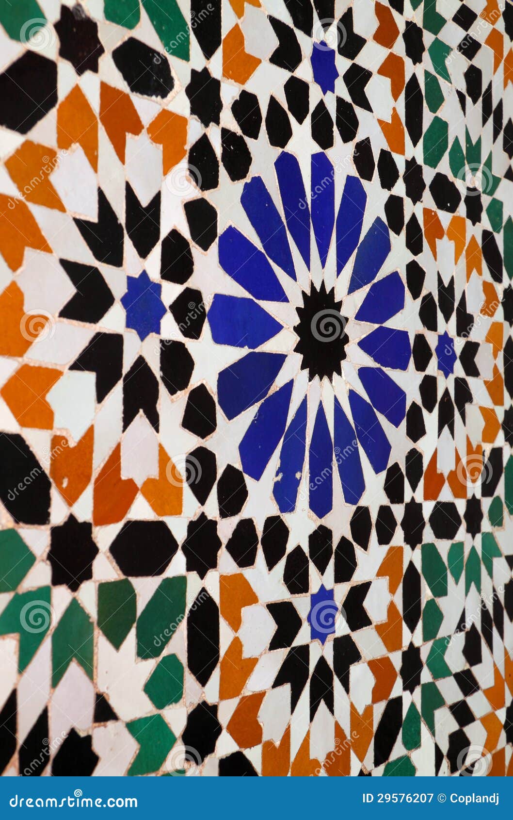 Morocco Marrakesh Arabesque Wall Tiles Stock Image - Image of historic ...