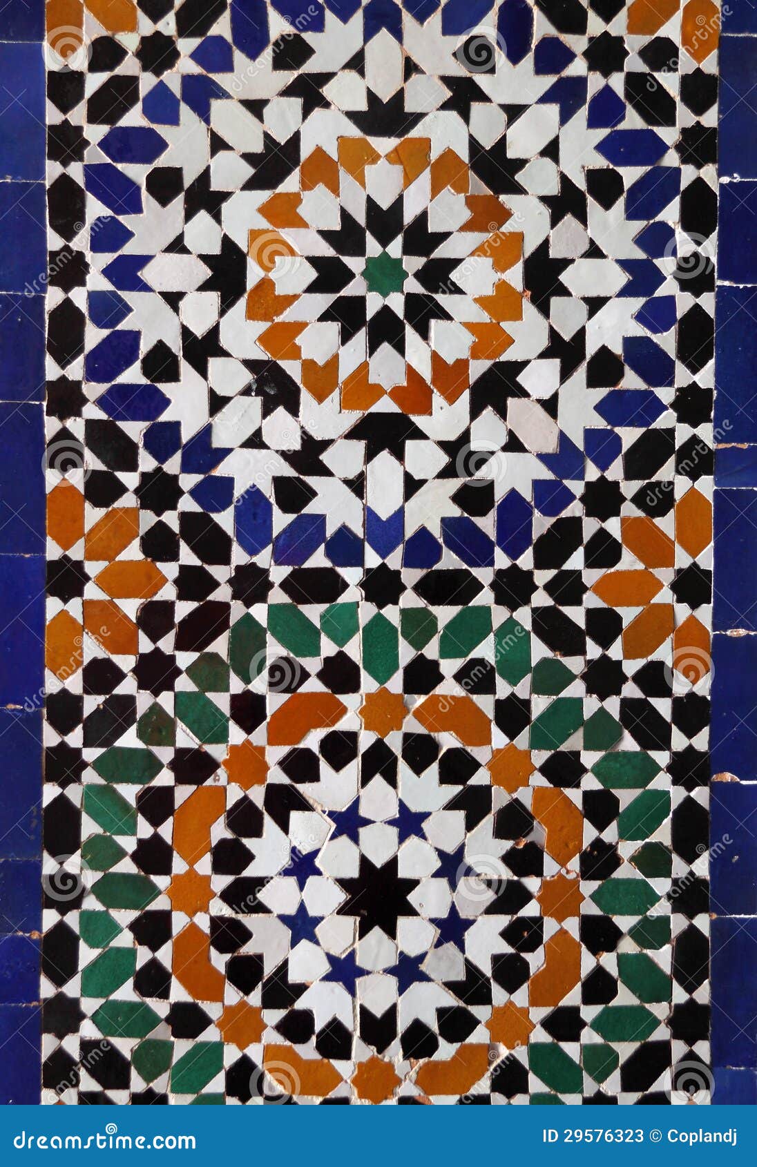 Morocco Marrakesh Arabesque Wall Tiles Stock Image - Image of tiles ...