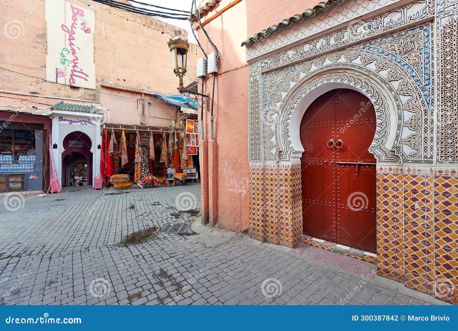 Morocco Marrakesh. the Streets of the Medina Editorial Photography ...