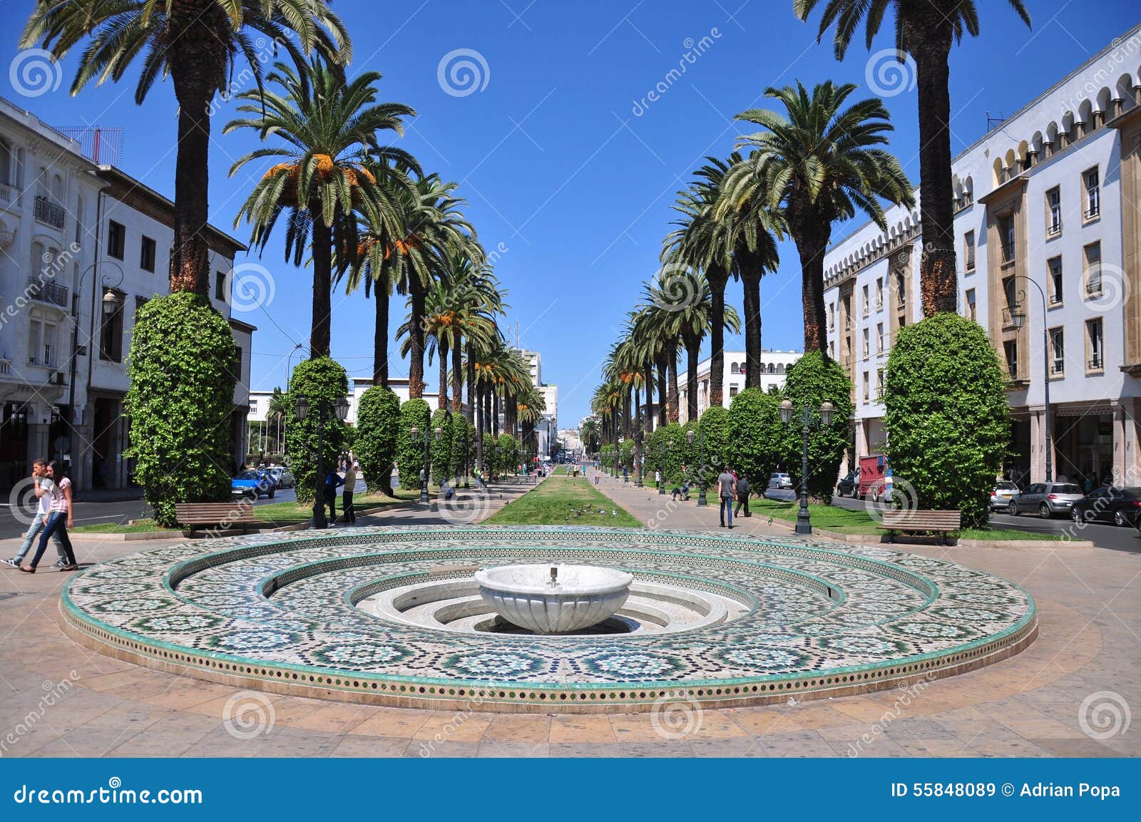 Morocco, Rabat editorial stock image. Image of blue, destination - 55848089