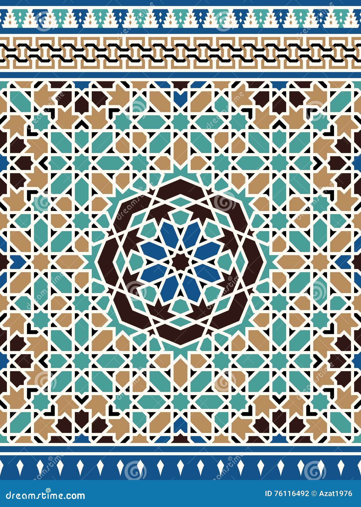 Morocco Seamless Pattern. Traditional Arabic Islamic Background. Stock ...