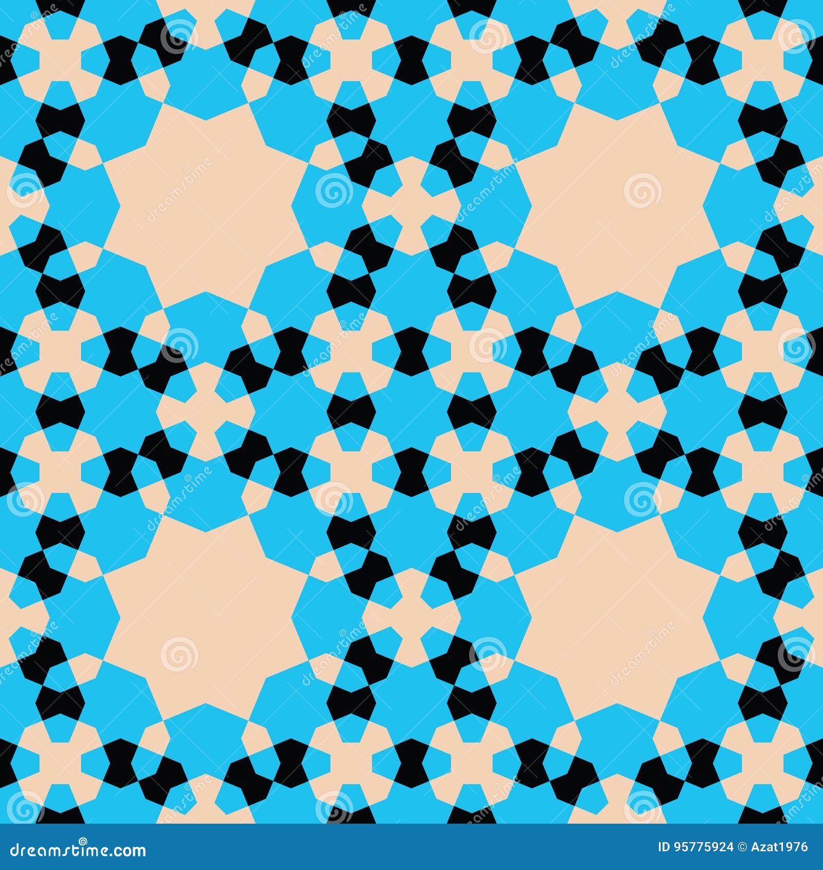 Morocco Seamless Pattern. stock vector. Illustration of islamic - 95775924