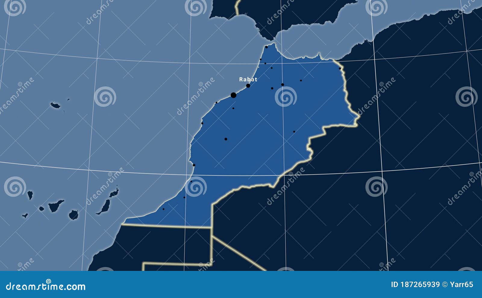 Morocco - Solid. Composition, Borders Stock Illustration - Illustration ...