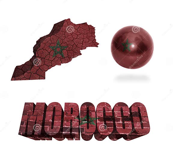 Morocco Symbols stock illustration. Illustration of country - 100794135