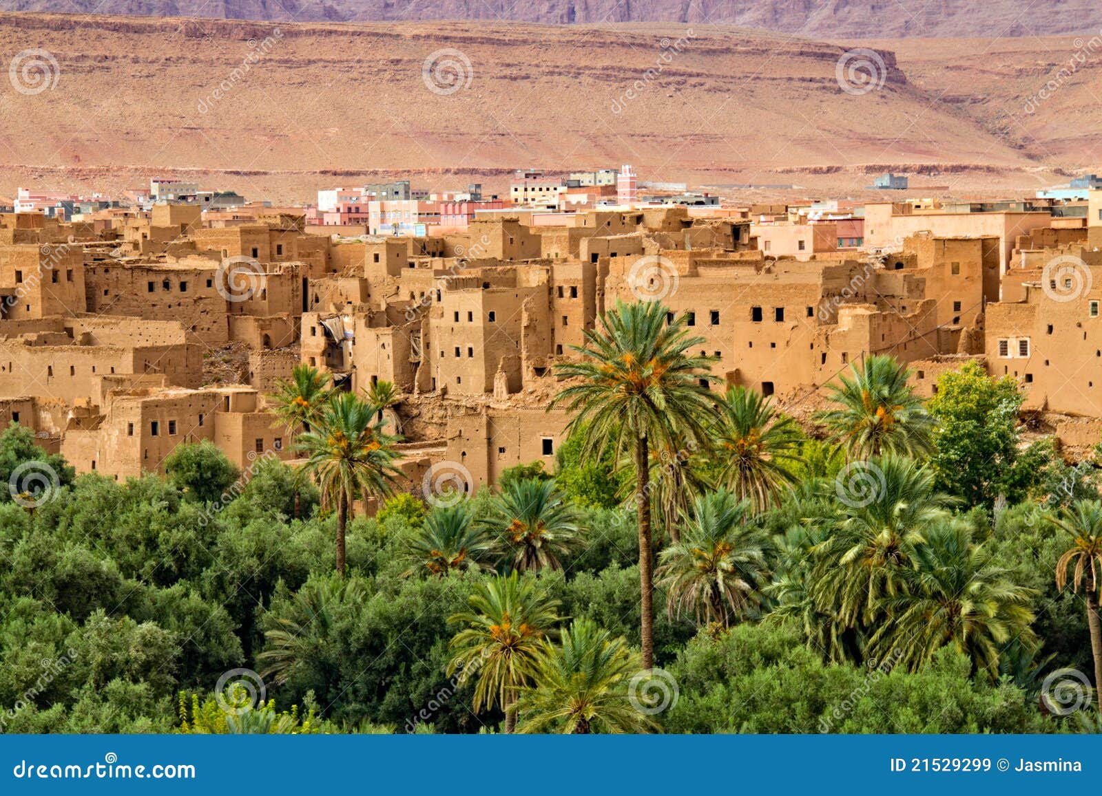 Morocco, Thousand Kasbahs Area Stock Image - Image of maghreb, village ...