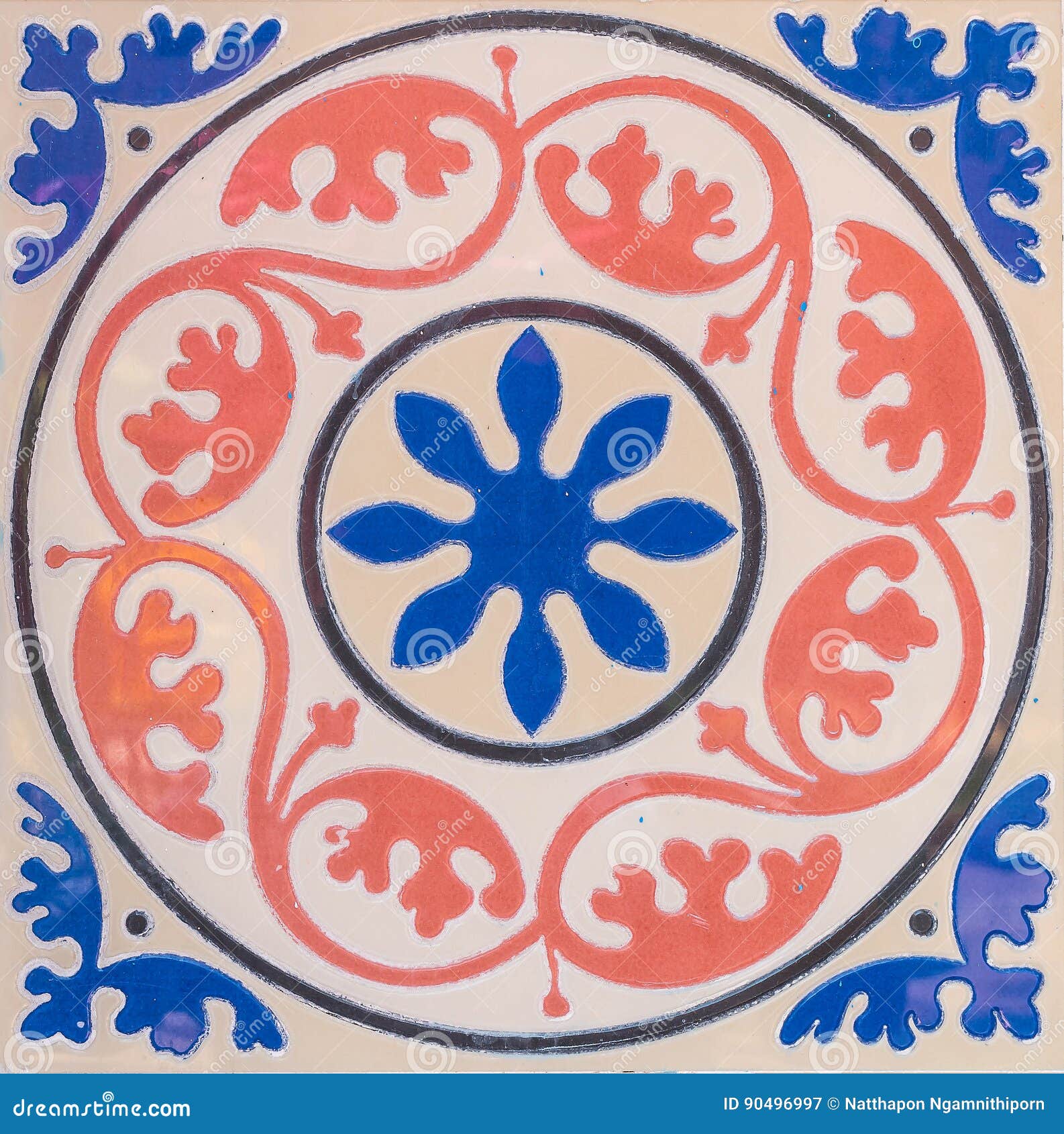 Morocco tiles background stock image. Image of texture - 90496997