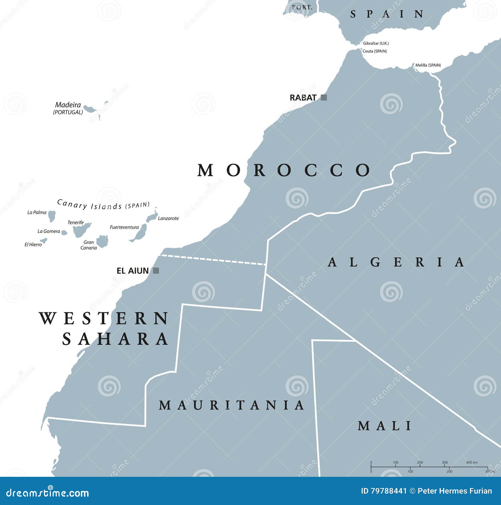 Political Map Morocco Stock Illustrations – 1,337 Political Map Morocco ...