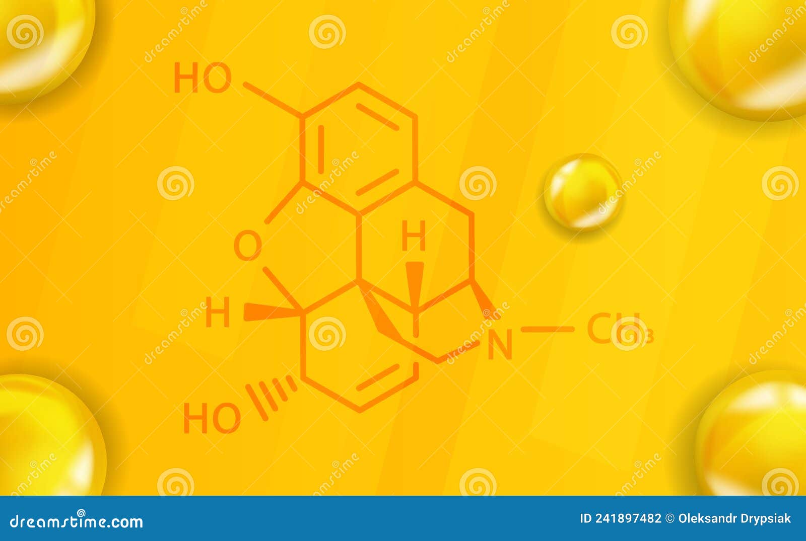 Morphine Chemical Formula. Morphine Structural Chemical Formula ...