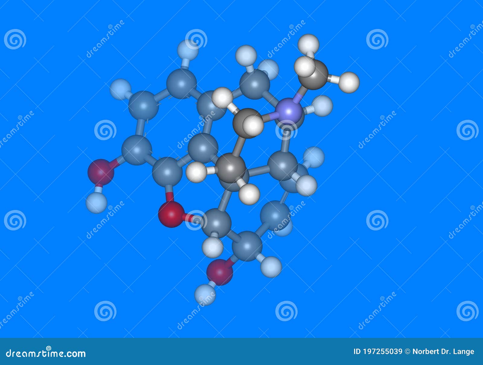 Morphine, Molecular Structures, Opium Alkaloid, 3d Model, Structural ...