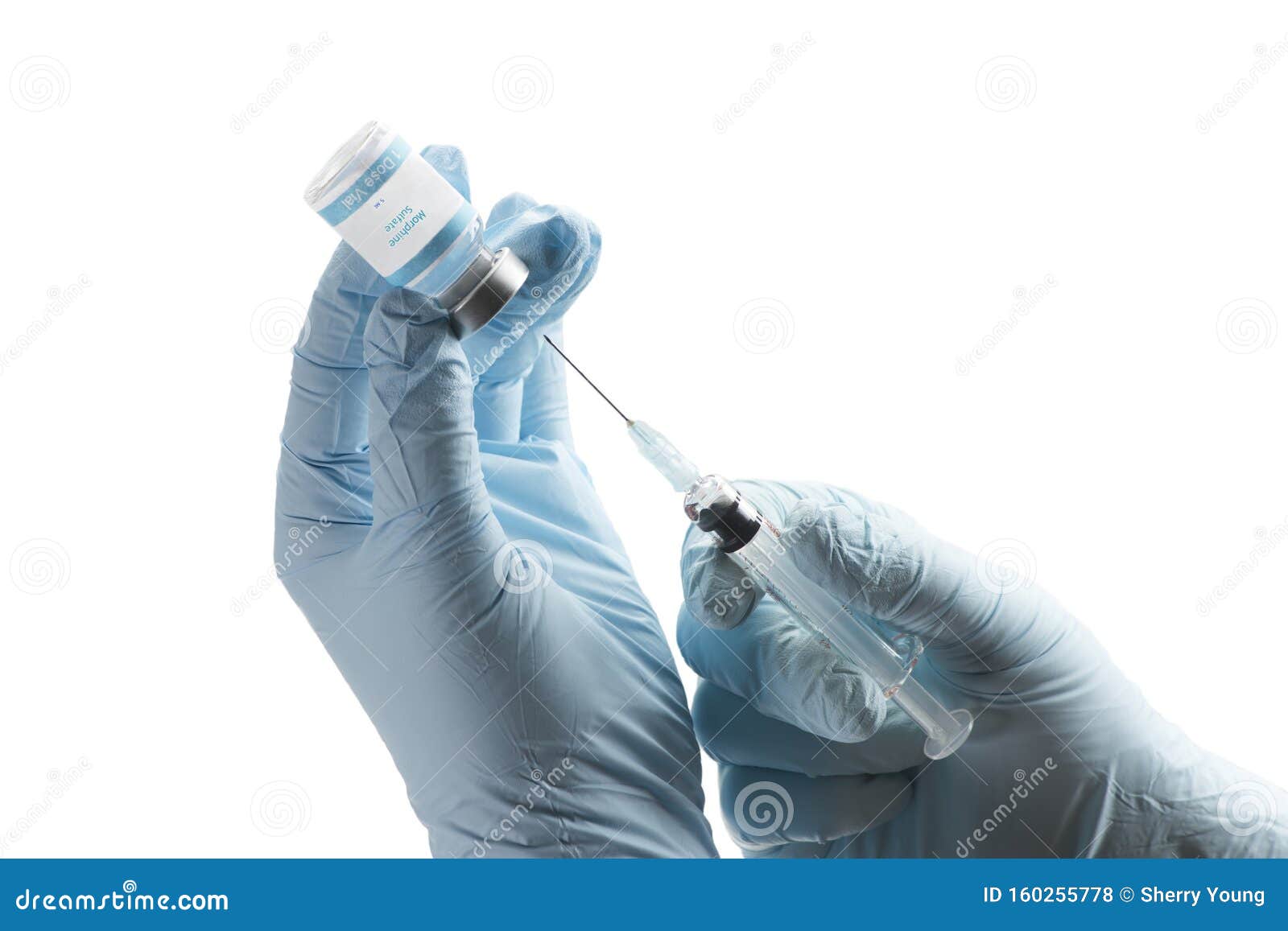 Morphine Sulfate Injection stock photo. Image of healthcare - 160255778