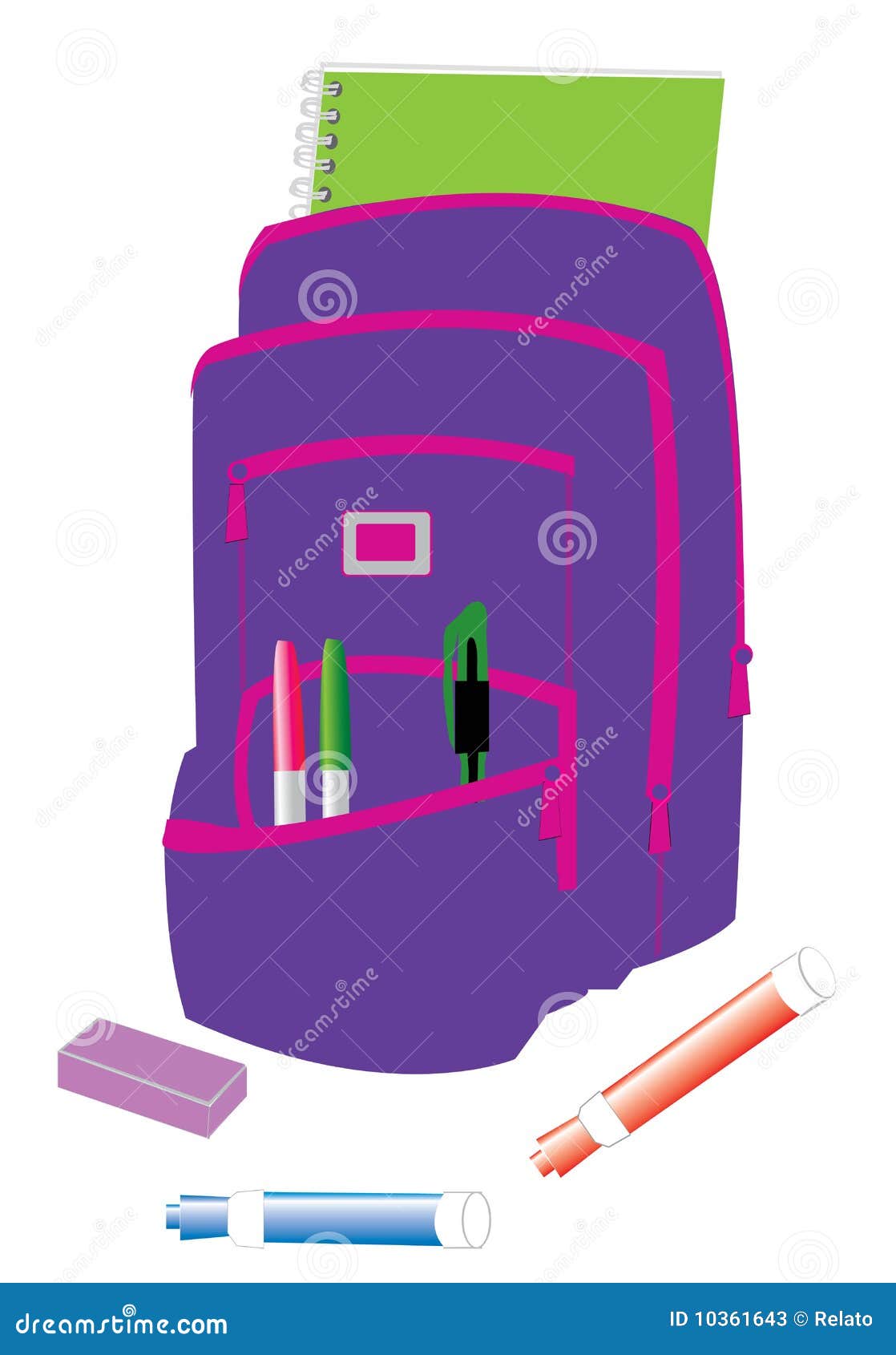 Morral ilustración del vector. Ilustración de escritura - 10361643