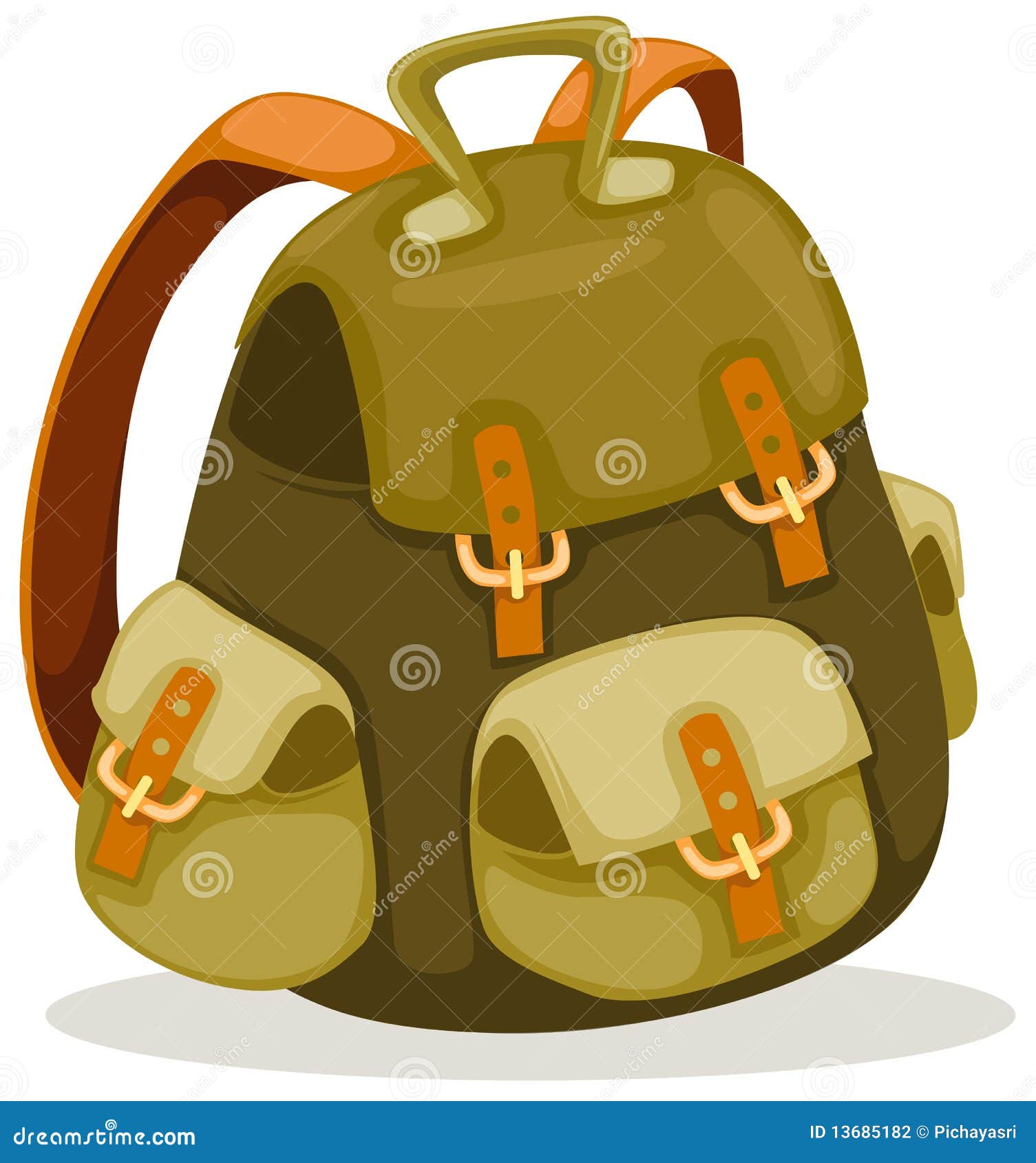Morral ilustración del vector. Ilustración de durmiendo - 13685182