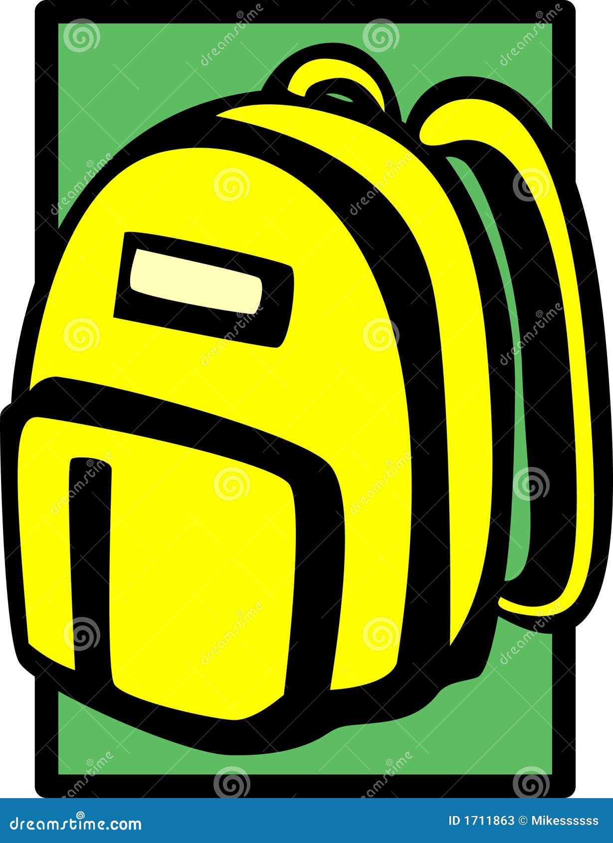 Morral ilustración del vector. Ilustración de bolsillos - 1711863