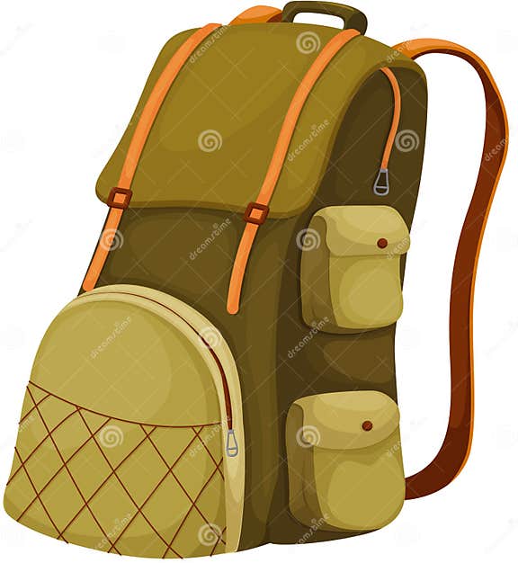 Morral ilustración del vector. Ilustración de mochila - 24469392