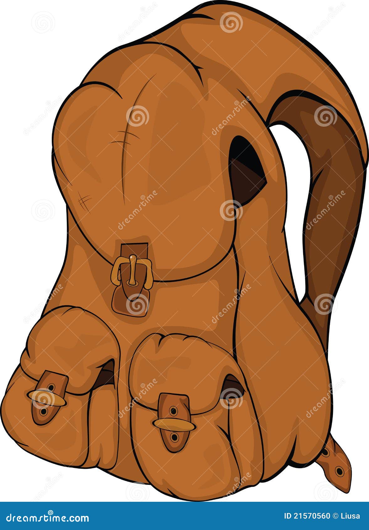 Morral De La Escuela. Historieta Ilustración del Vector - Ilustración ...