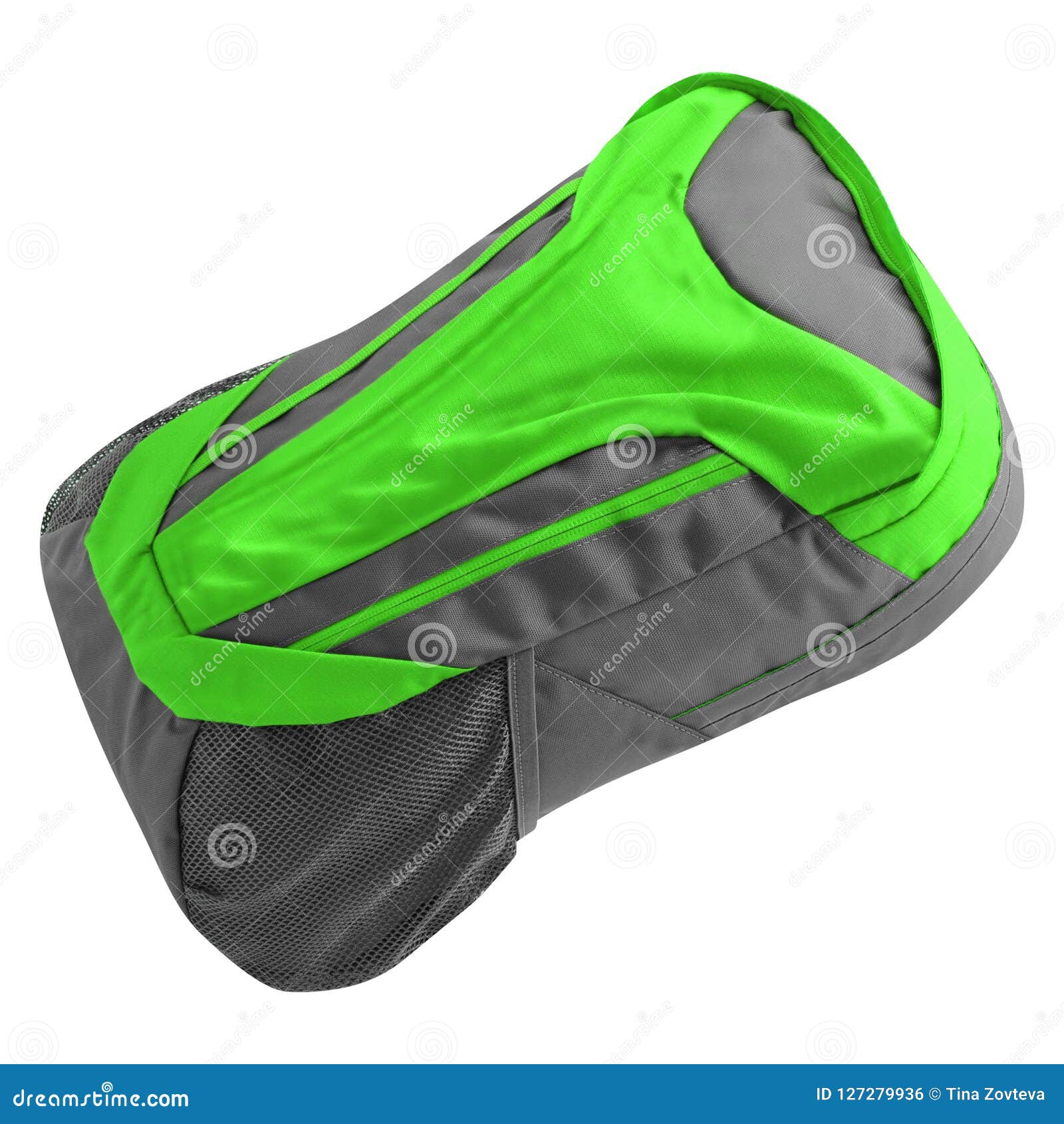 Morral Verde Aislado En Blanco Foto de archivo - Imagen de escuela ...