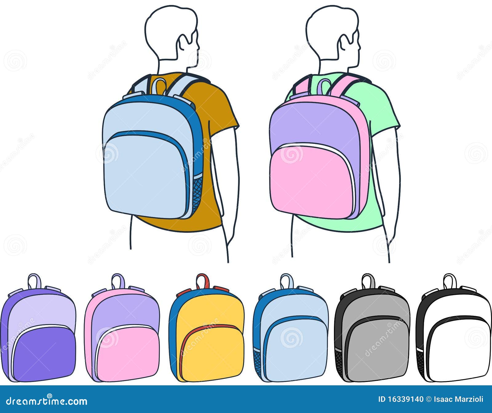 Morrales ilustración del vector. Ilustración de escuela - 16339140
