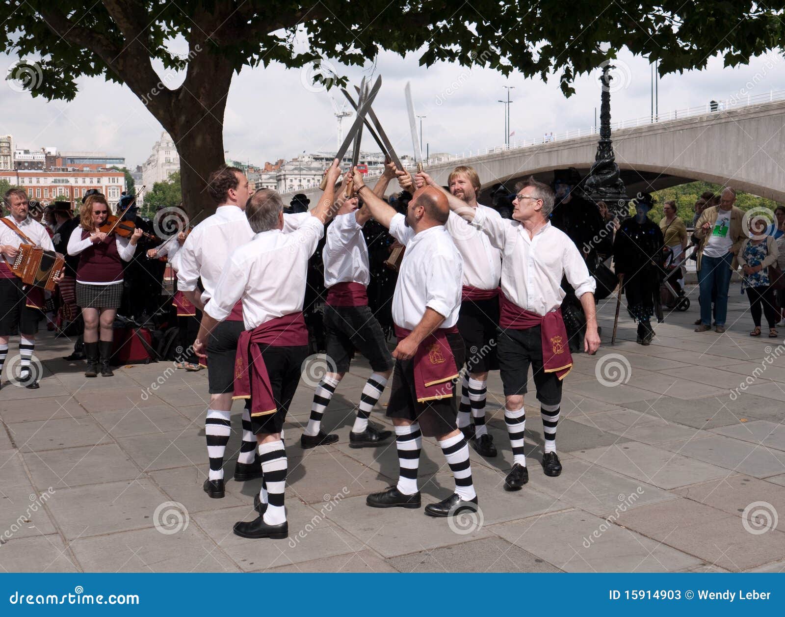 Morris Dancers Perform at the Southbank Editorial Stock Photo - Image ...