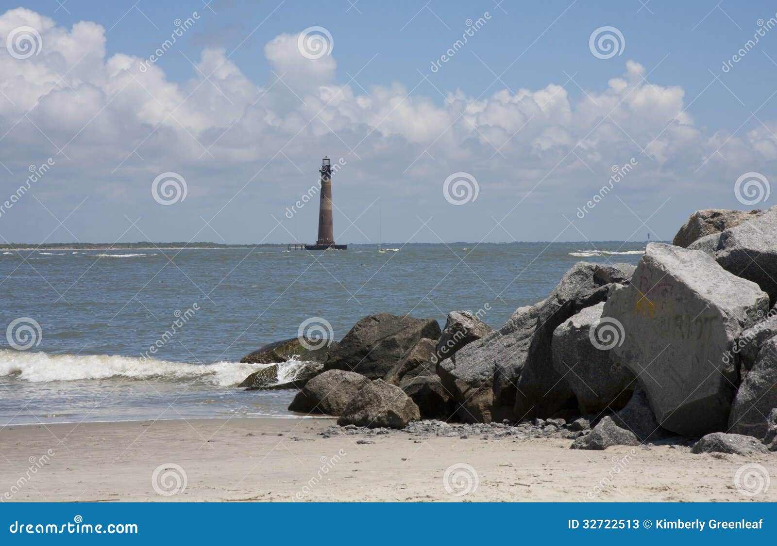 Morris Island Lighthouse imagen de archivo. Imagen de carolina - 32722513