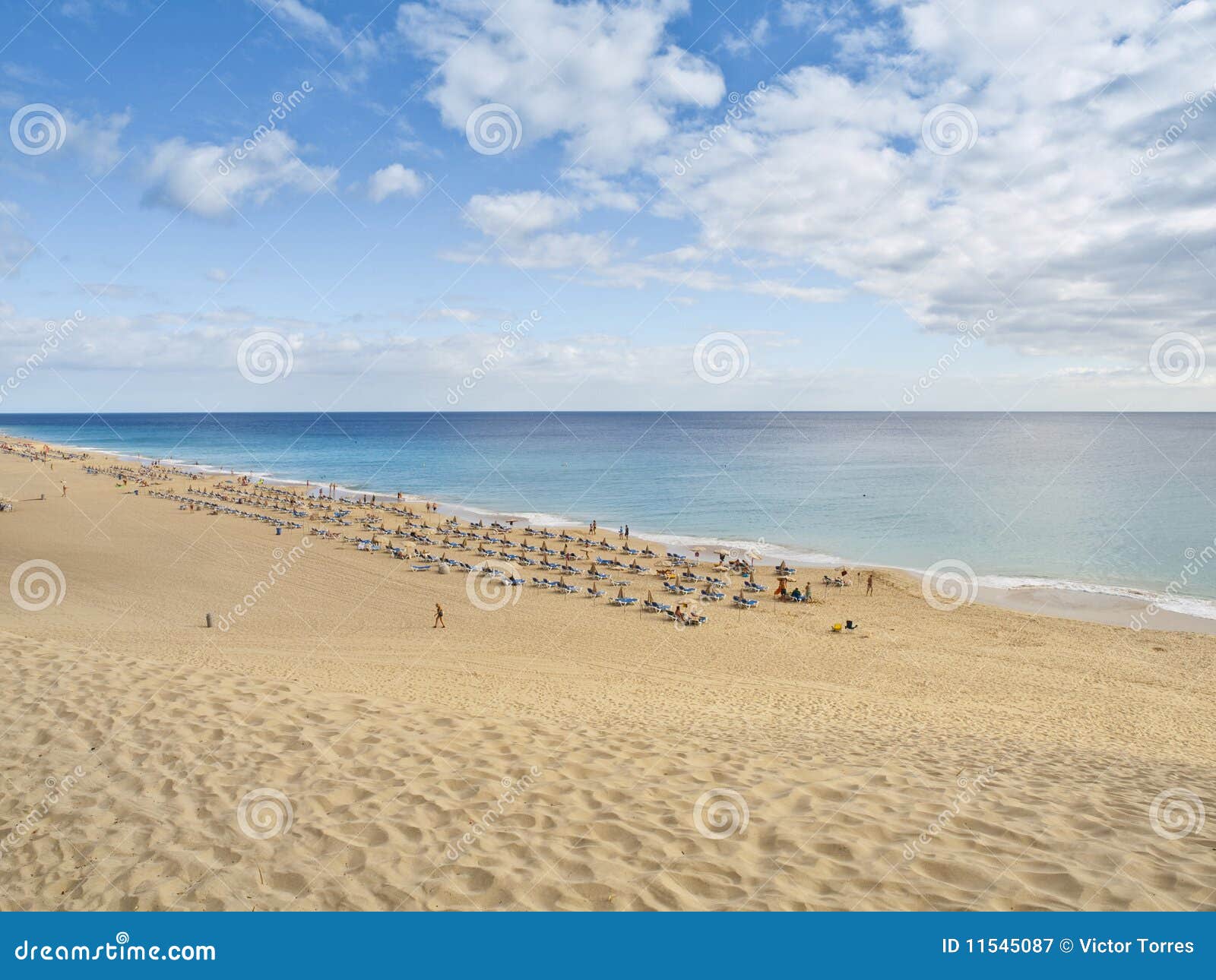 Morro Jable beach stock image. Image of islands, holidays - 11545087