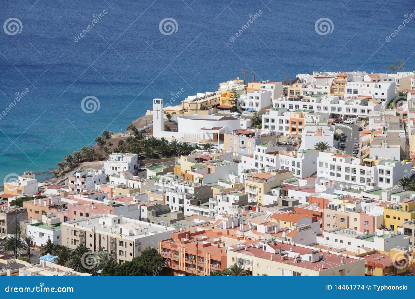 Morro Jable, Fuerteventura stock photo. Image of canary - 14461774
