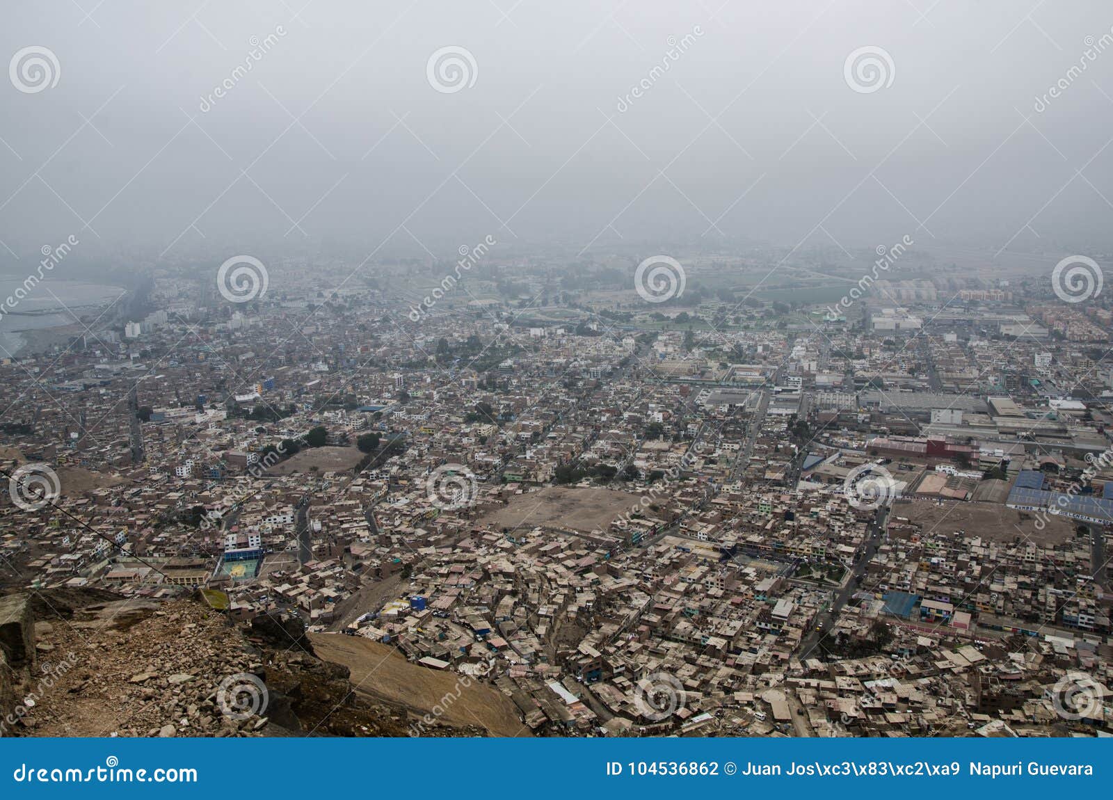 The Morro Solar in Chorrillos - Lima - Peru Stock Photo - Image of ...
