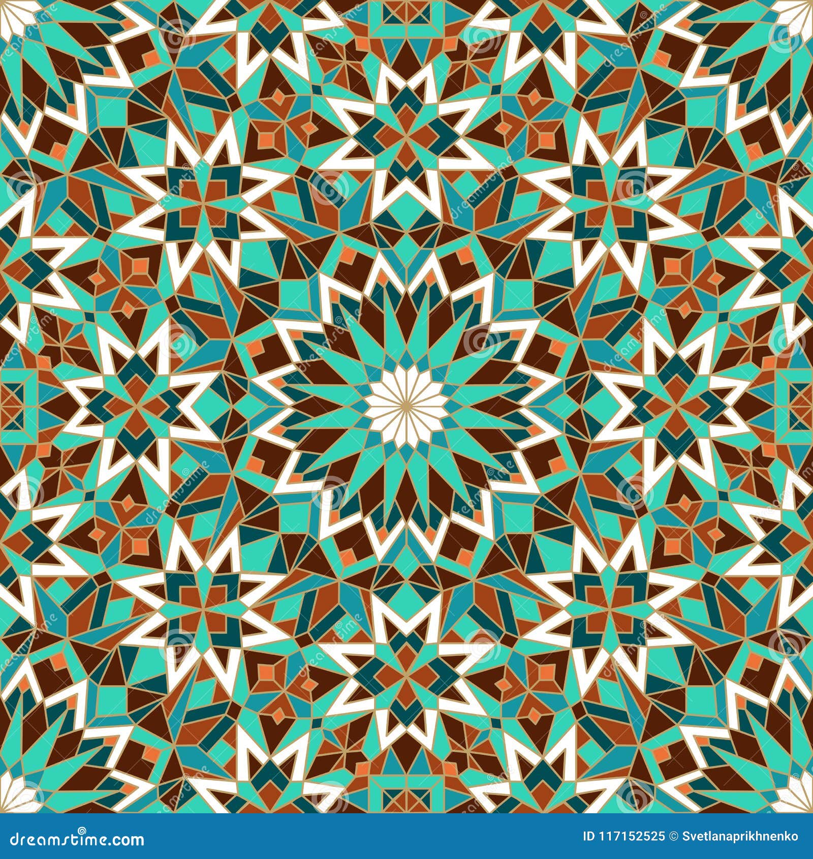 Morrocan pattern stock vector. Illustration of texture - 117152525