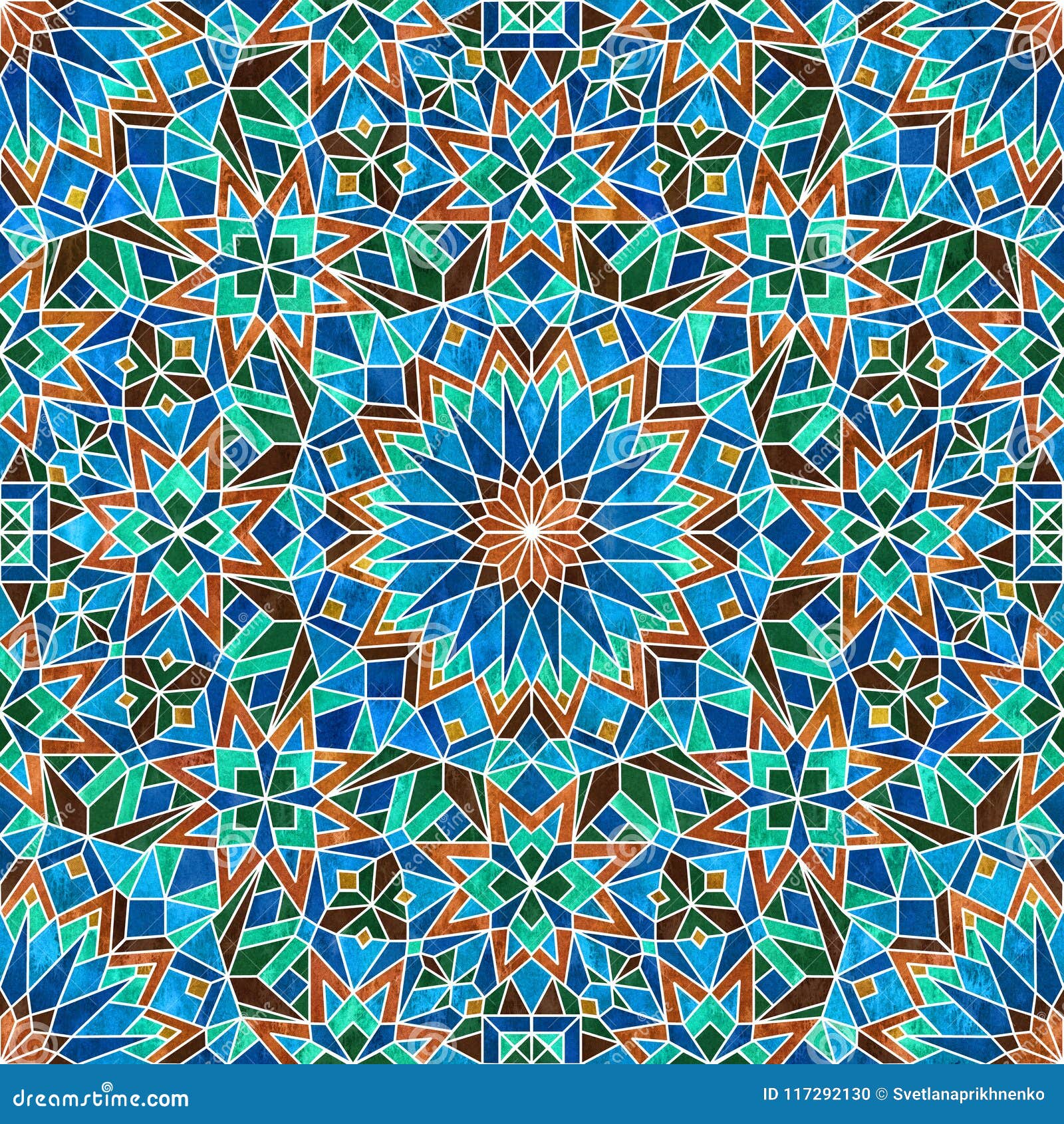 Morrocan pattern stock illustration. Illustration of ornament - 117292130