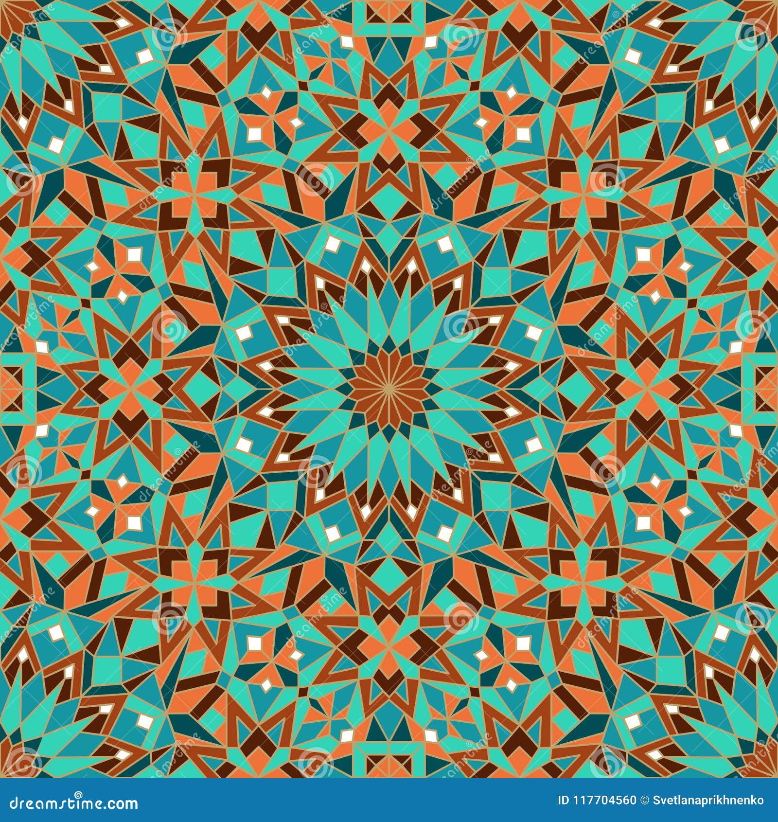 Morrocan pattern stock vector. Illustration of ethnic - 117704560