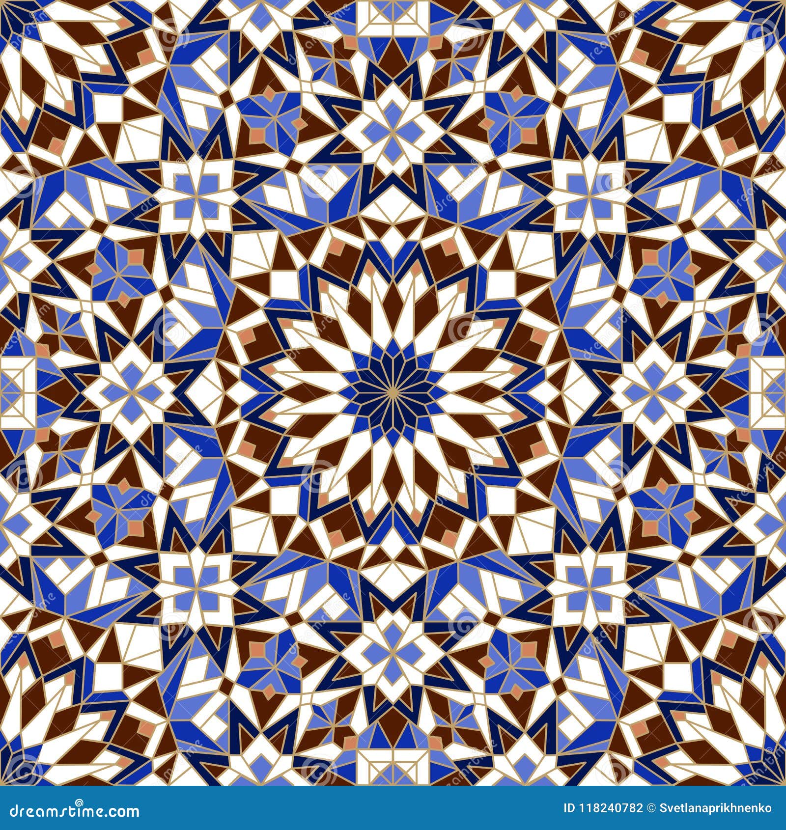 Morrocan pattern stock vector. Illustration of oriental - 118240782