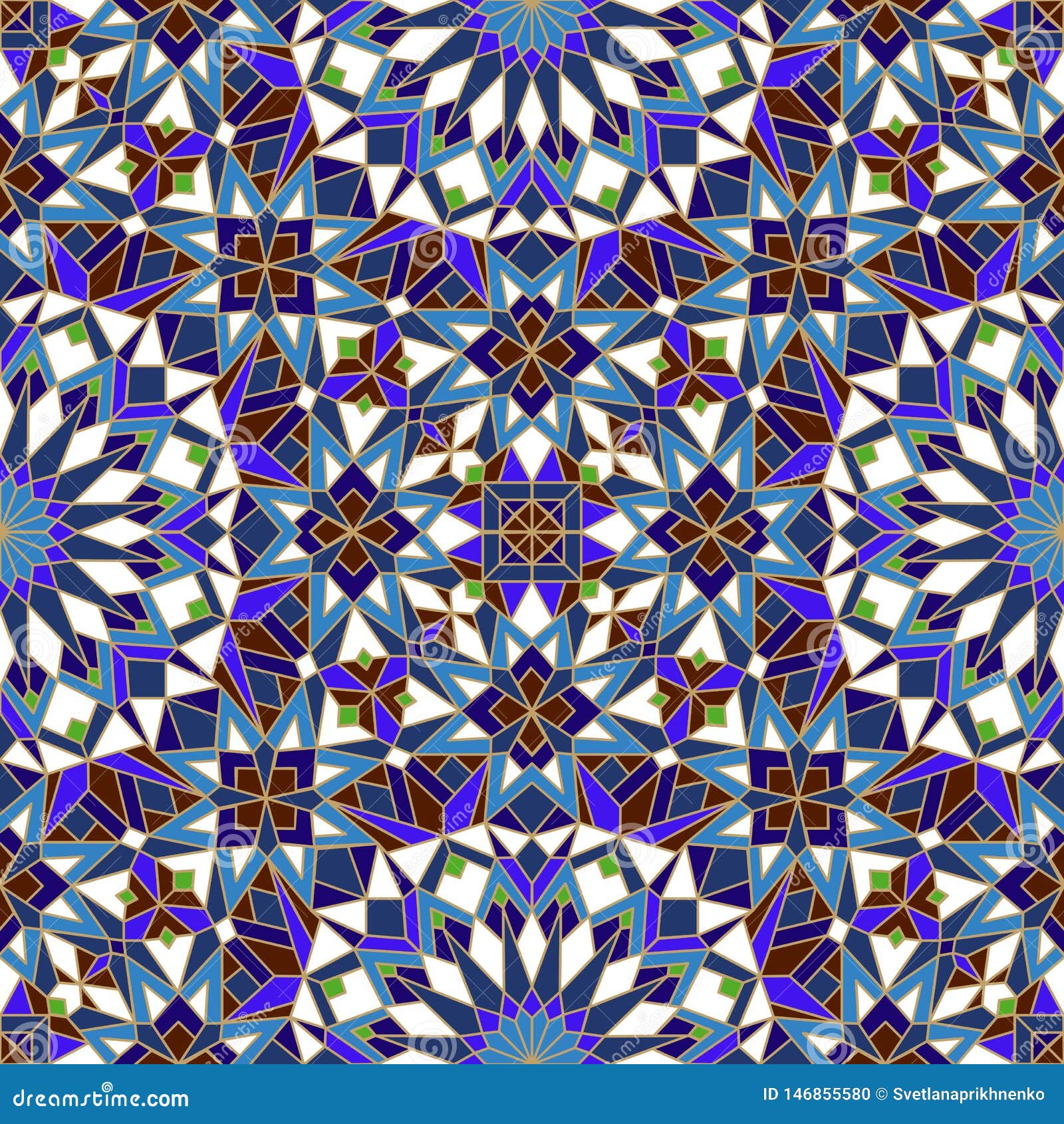 Morrocan pattern stock vector. Illustration of decor - 146855580