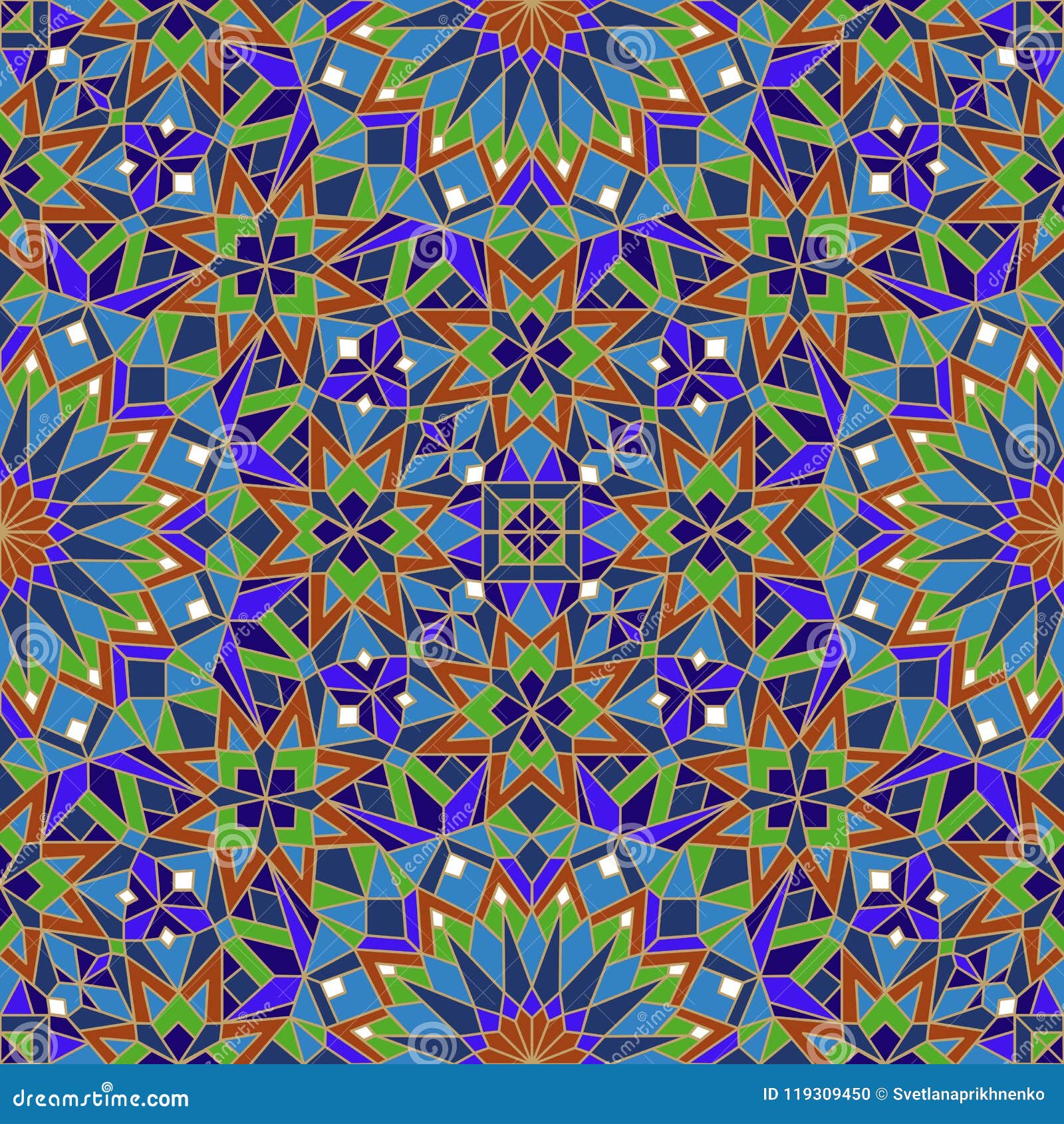 Morrocan pattern stock vector. Illustration of paper - 119309450