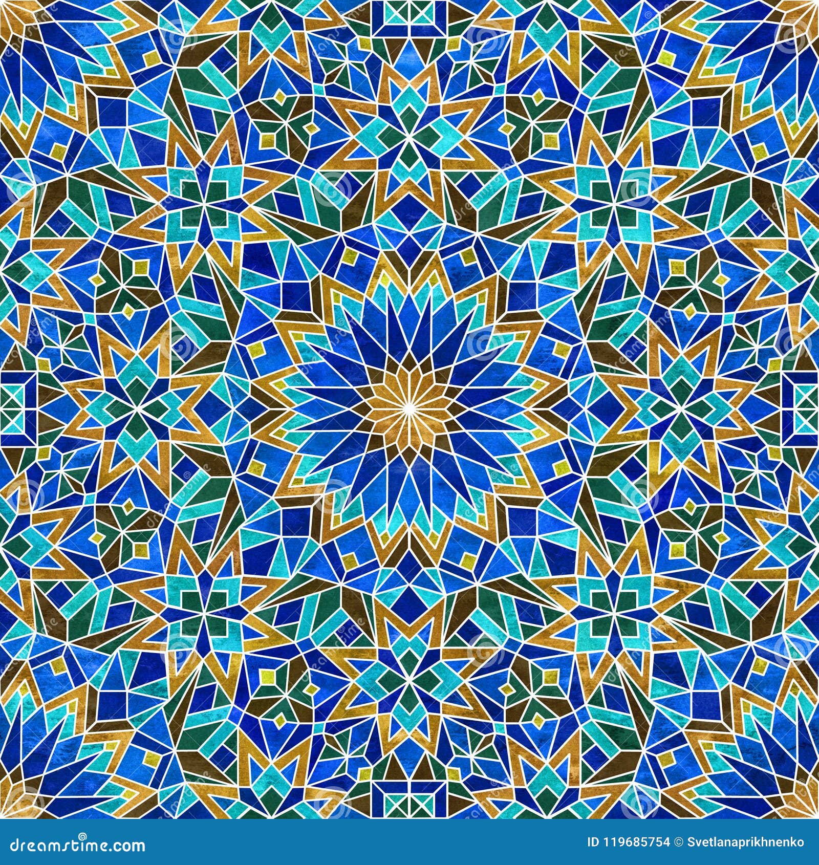 Morrocan pattern stock illustration. Illustration of vitrage - 119685754