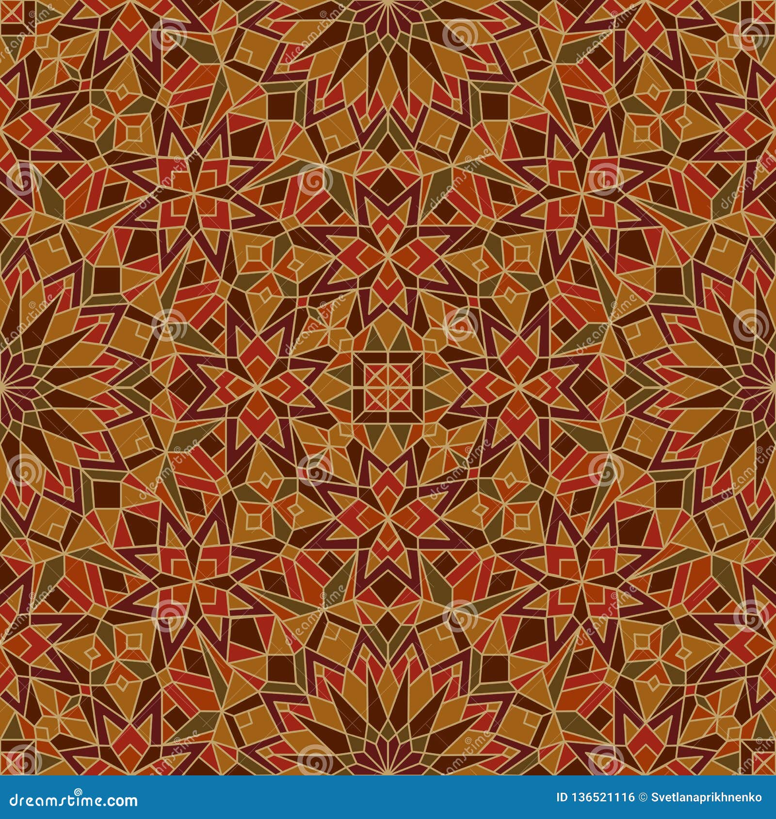 Morrocan pattern stock vector. Illustration of traditional - 136521116