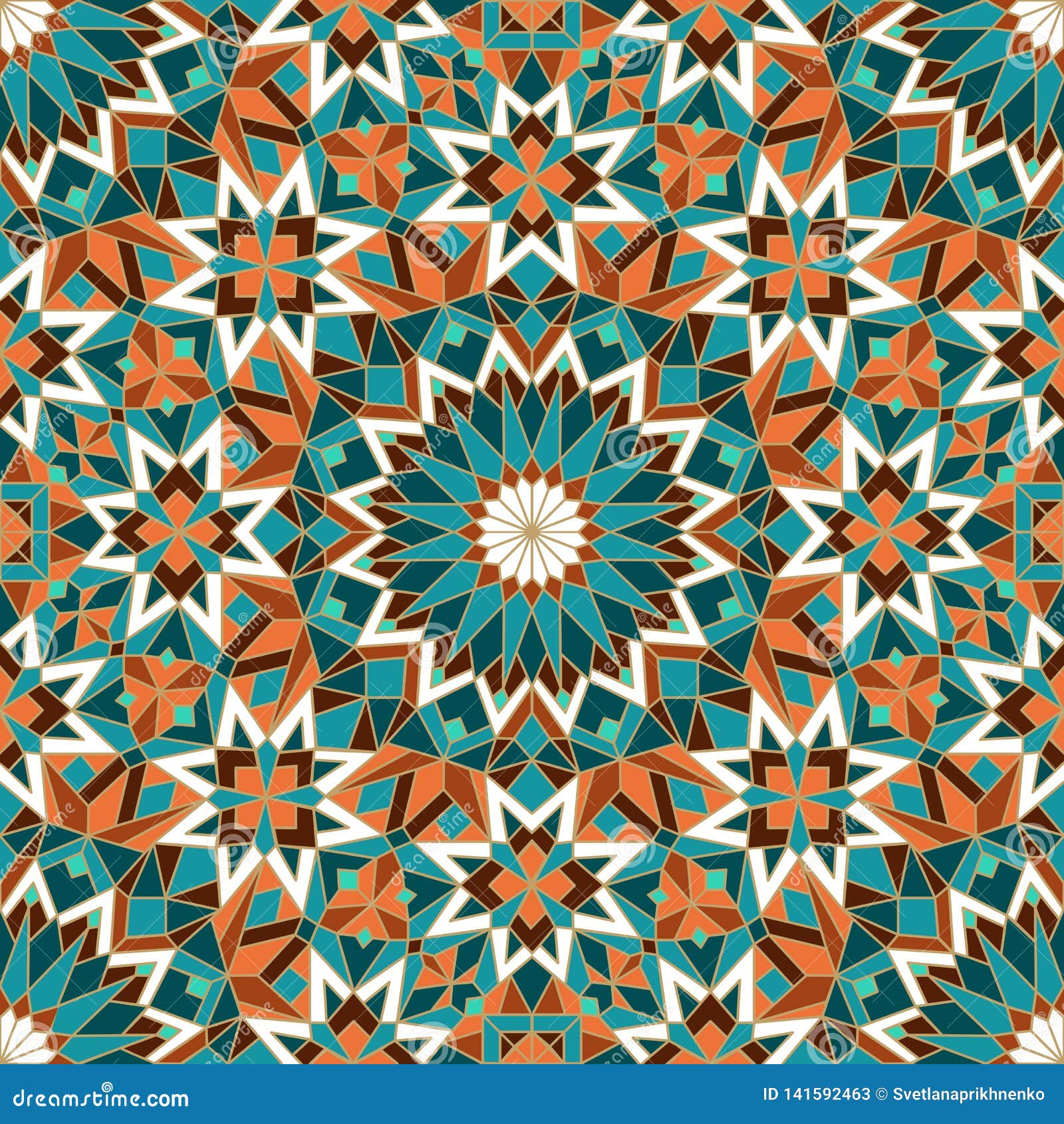 Morrocan pattern stock vector. Illustration of paper - 141592463