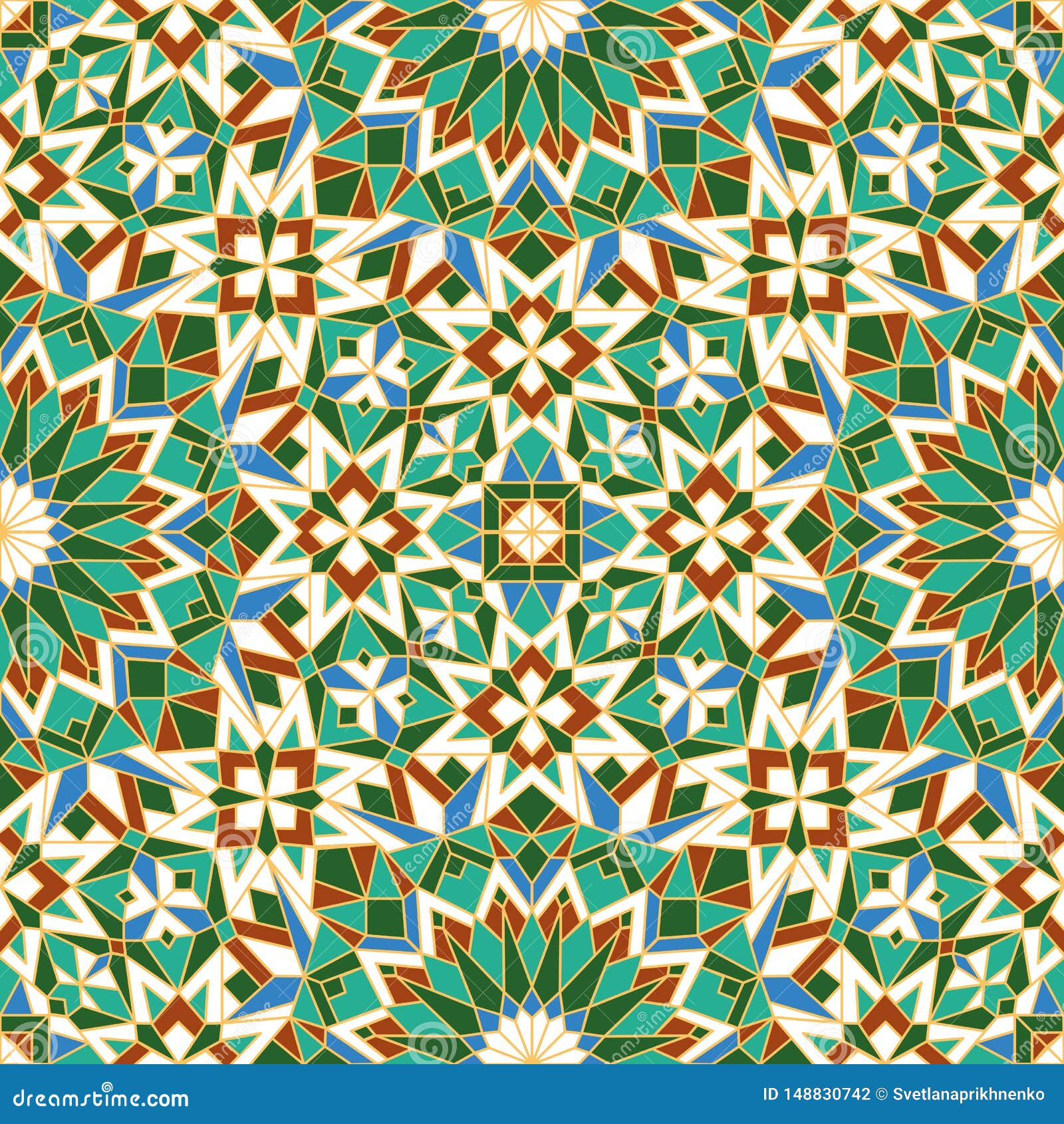 Morrocan pattern stock vector. Illustration of brown - 148830742