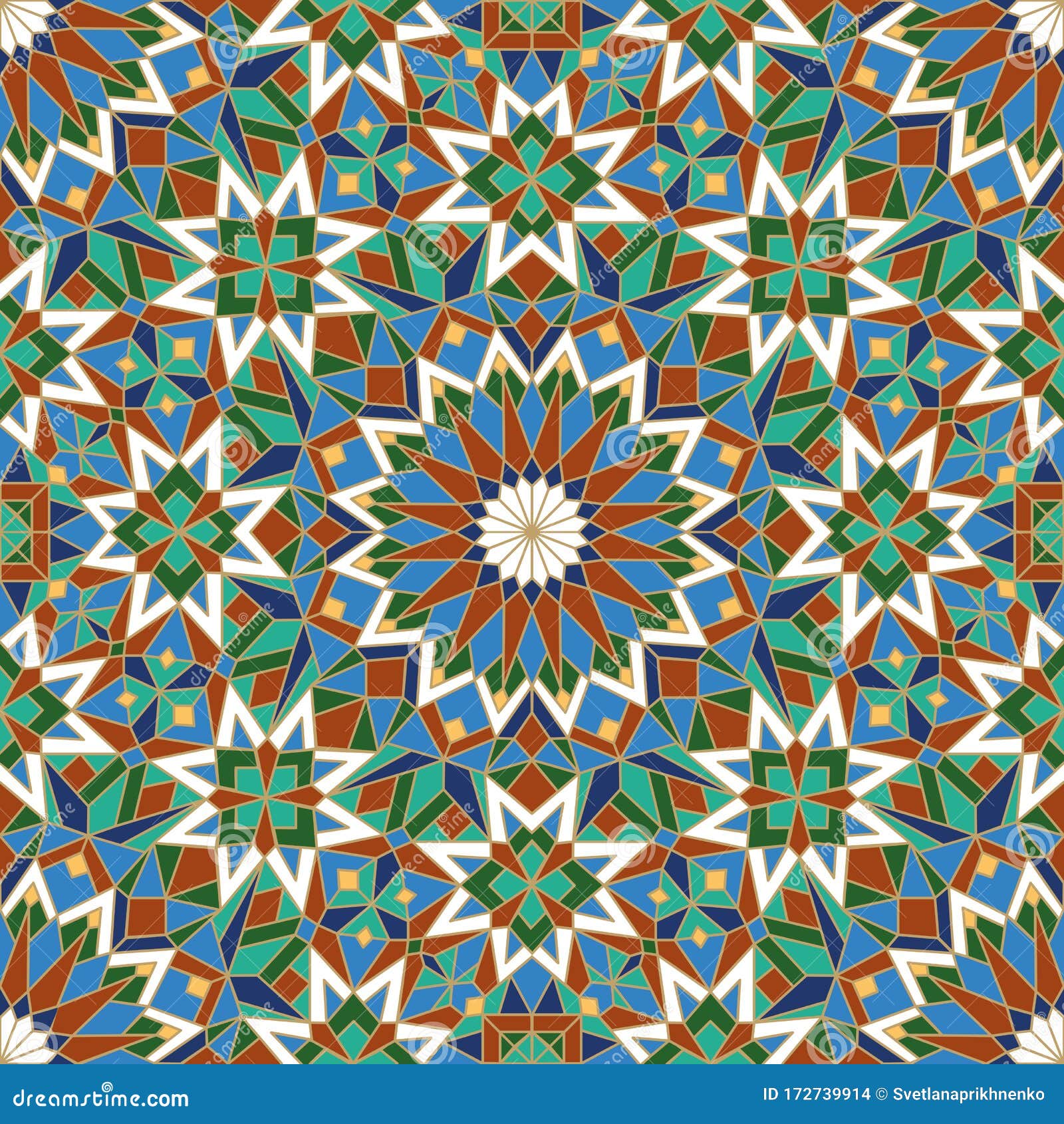 Morrocan pattern stock vector. Illustration of morrocan - 172739914