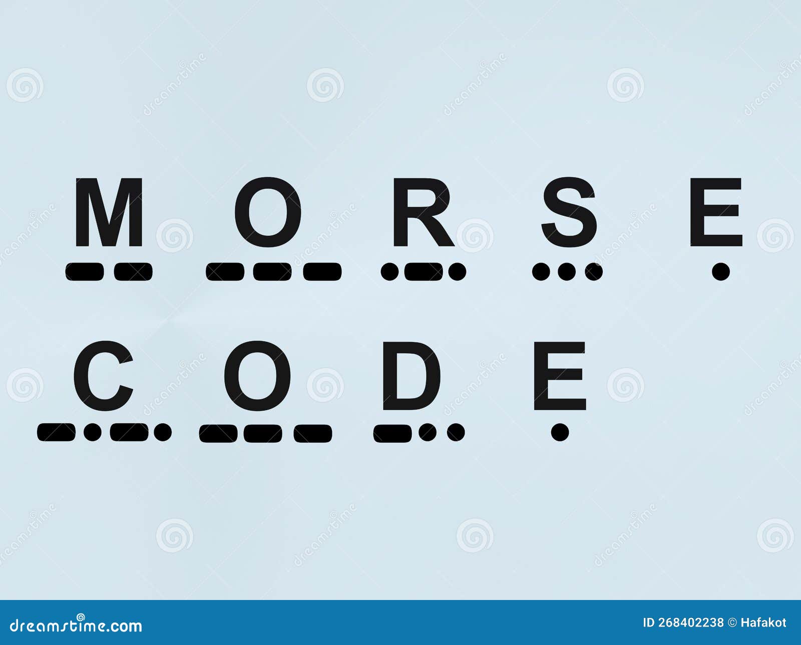 Morse Code concept stock illustration. Illustration of line - 268402238