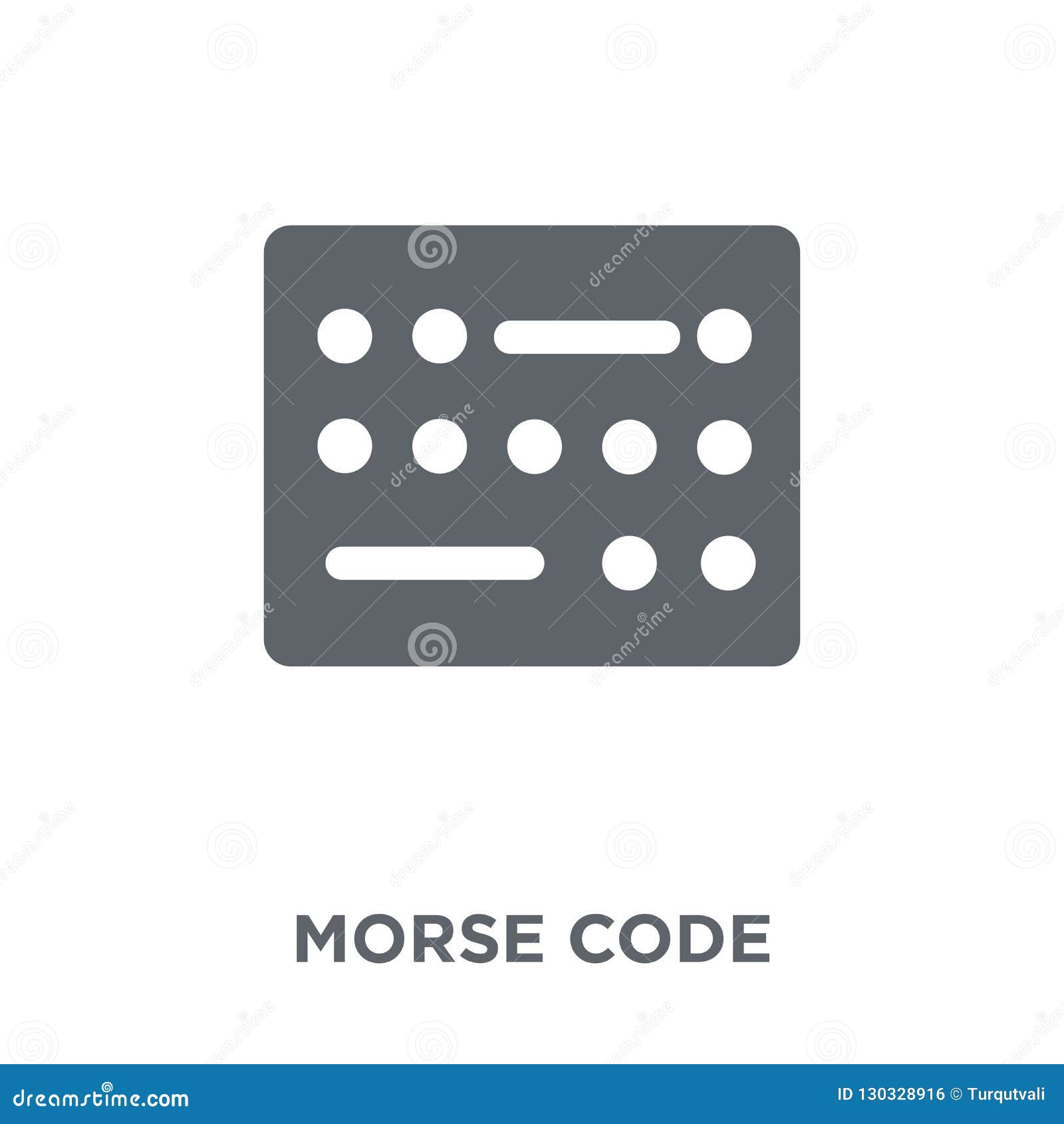 Morse Code Icon from Communication Collection. Stock Vector ...