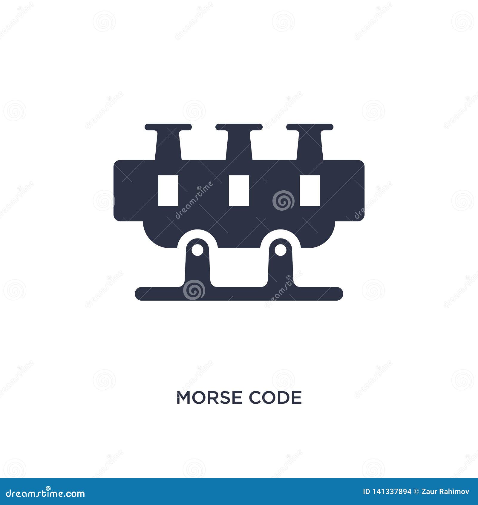 International Morse Code Vector Illustration | CartoonDealer.com #98145626
